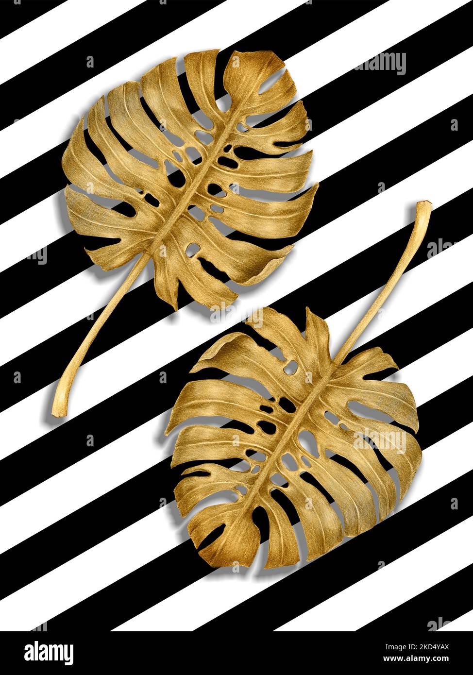 beautiful colorful botanical floral art, nature leaves and flowers ...