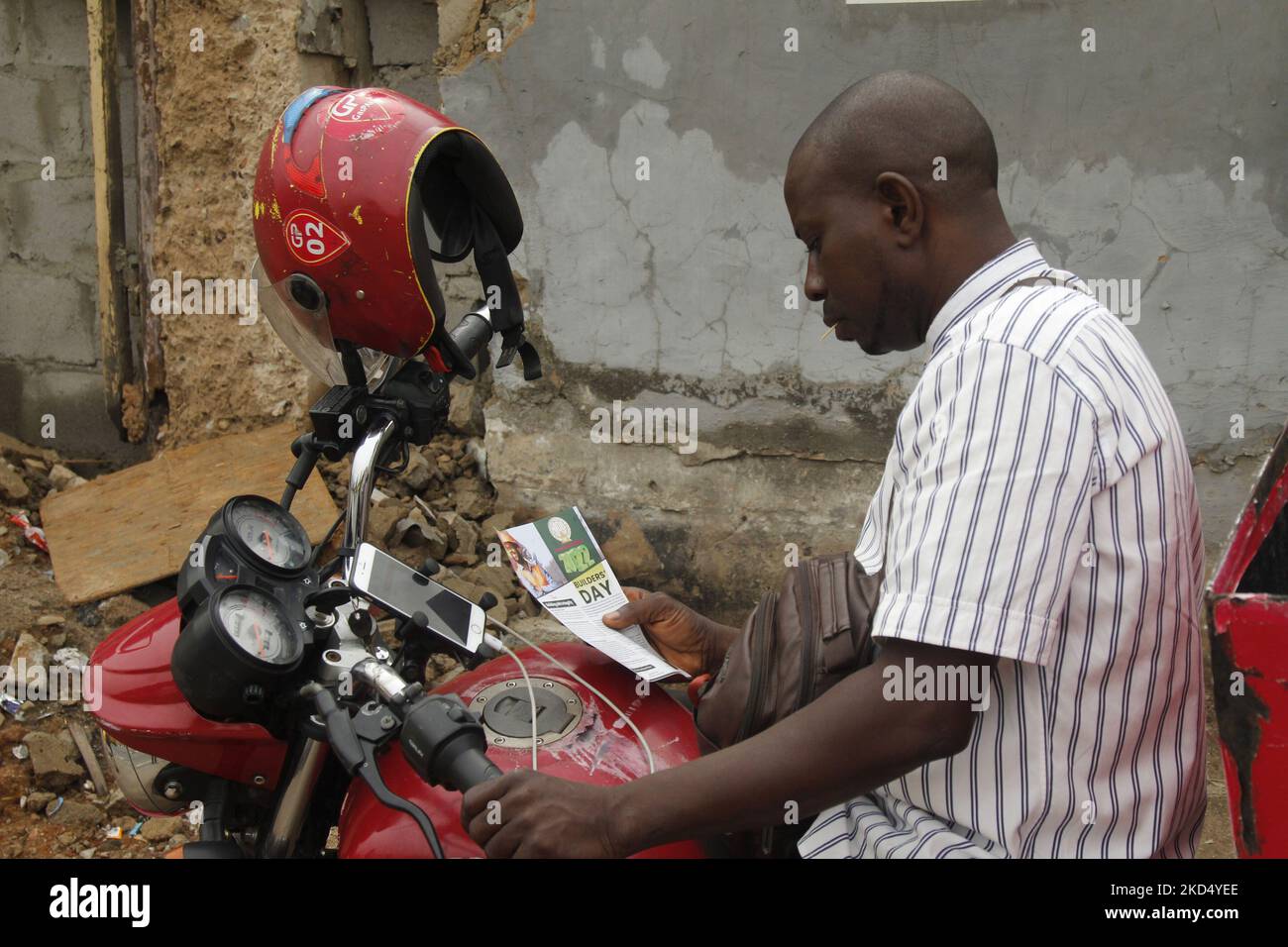 Nigerian dispatch rider hi-res stock photography and images - Alamy