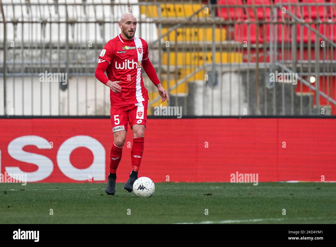 Luca Caldirola (#5 Monza) during AC Monza against L.R. Vicenza, Serie B ...