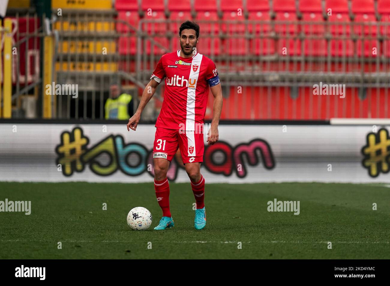Mario Sampirisi (#31 Monza) during AC Monza against L.R. Vicenza, Serie ...