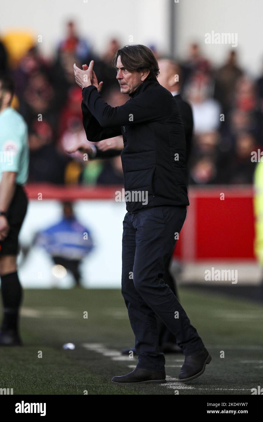 Thomas Frank manager of Brentford during the Premier League match ...