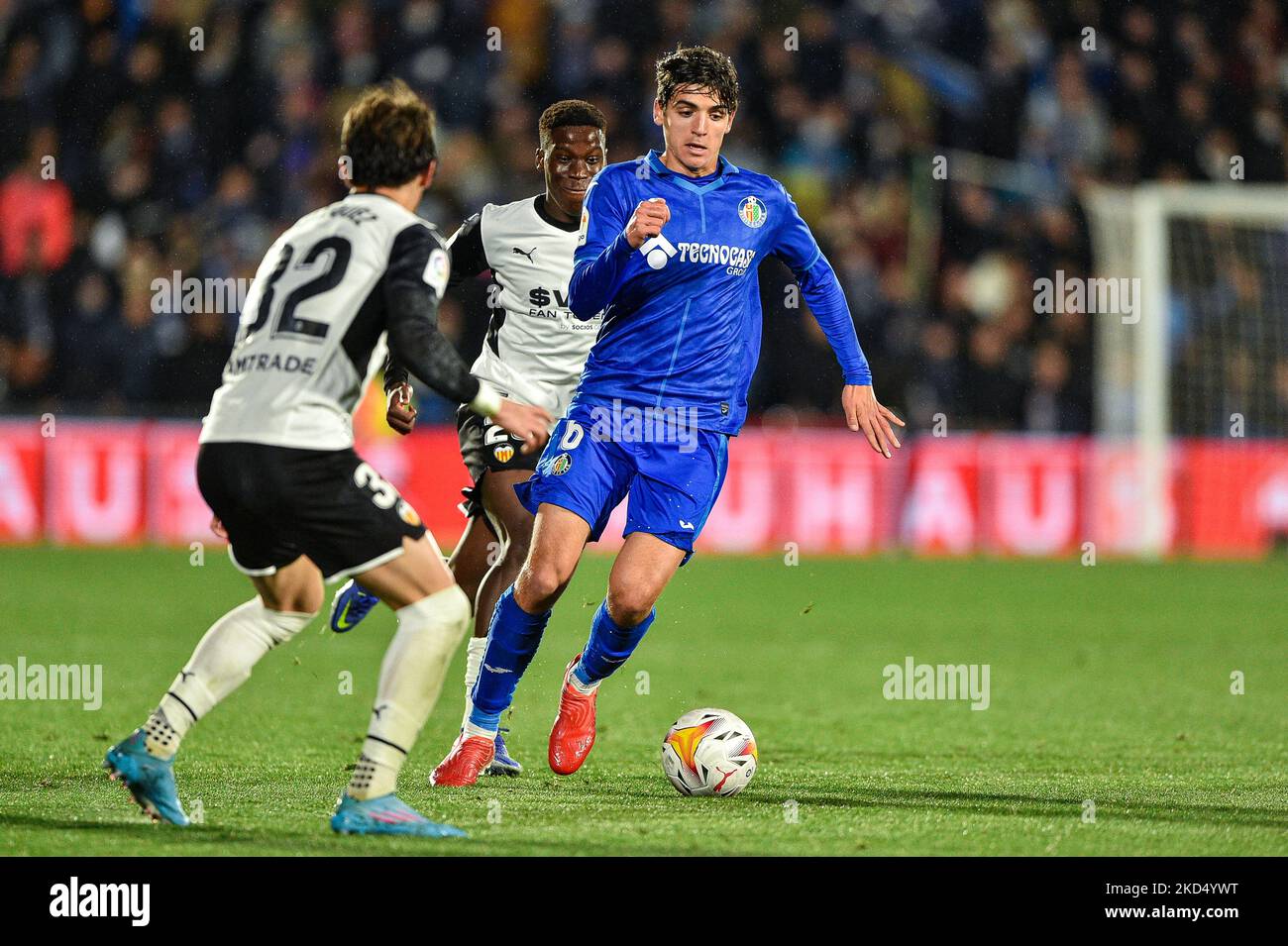 Gonzalo Villar during La Liga match between Getafe CF and Valencia CF ...