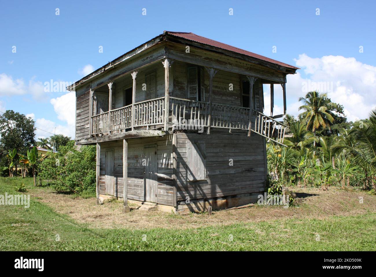 BARRANCO, PUNTA GORDA, BELIZE - DECEMBER 24, 2008 typical traditional ...