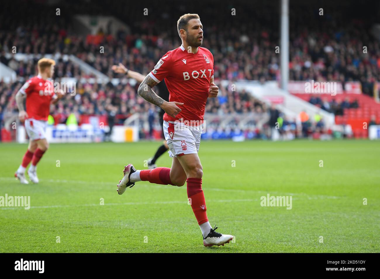 Steve Cook of Nottingham Forest during the Sky Bet Championship match ...