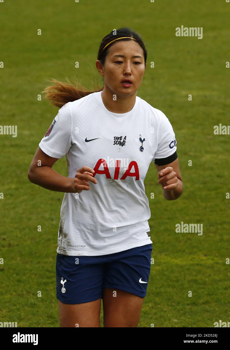Tang Jiali (on loan from Shanghai Shengli) of Tottenham Hotspur Women ...