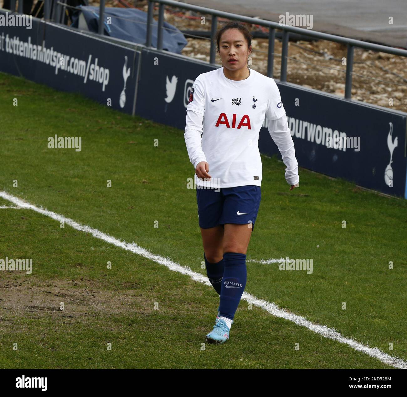 Tang Jiali (on loan from Shanghai Shengli) of Tottenham Hotspur Women ...