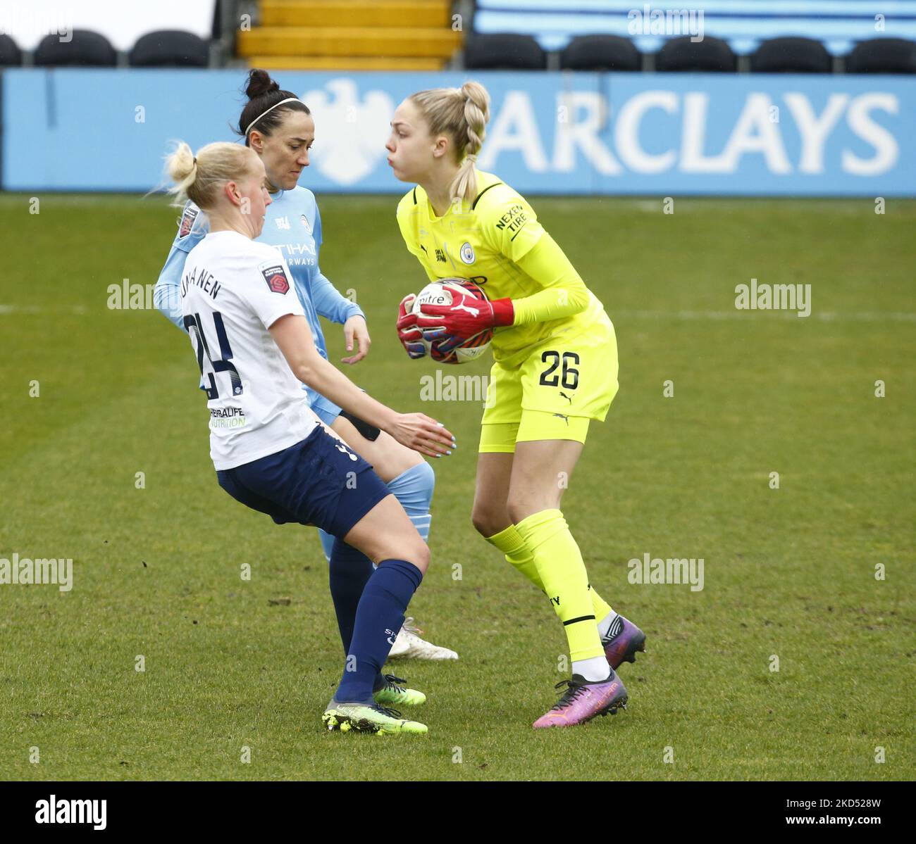 Ellie Roebuck Of Manchester City Wfc During Fa Womens Super League