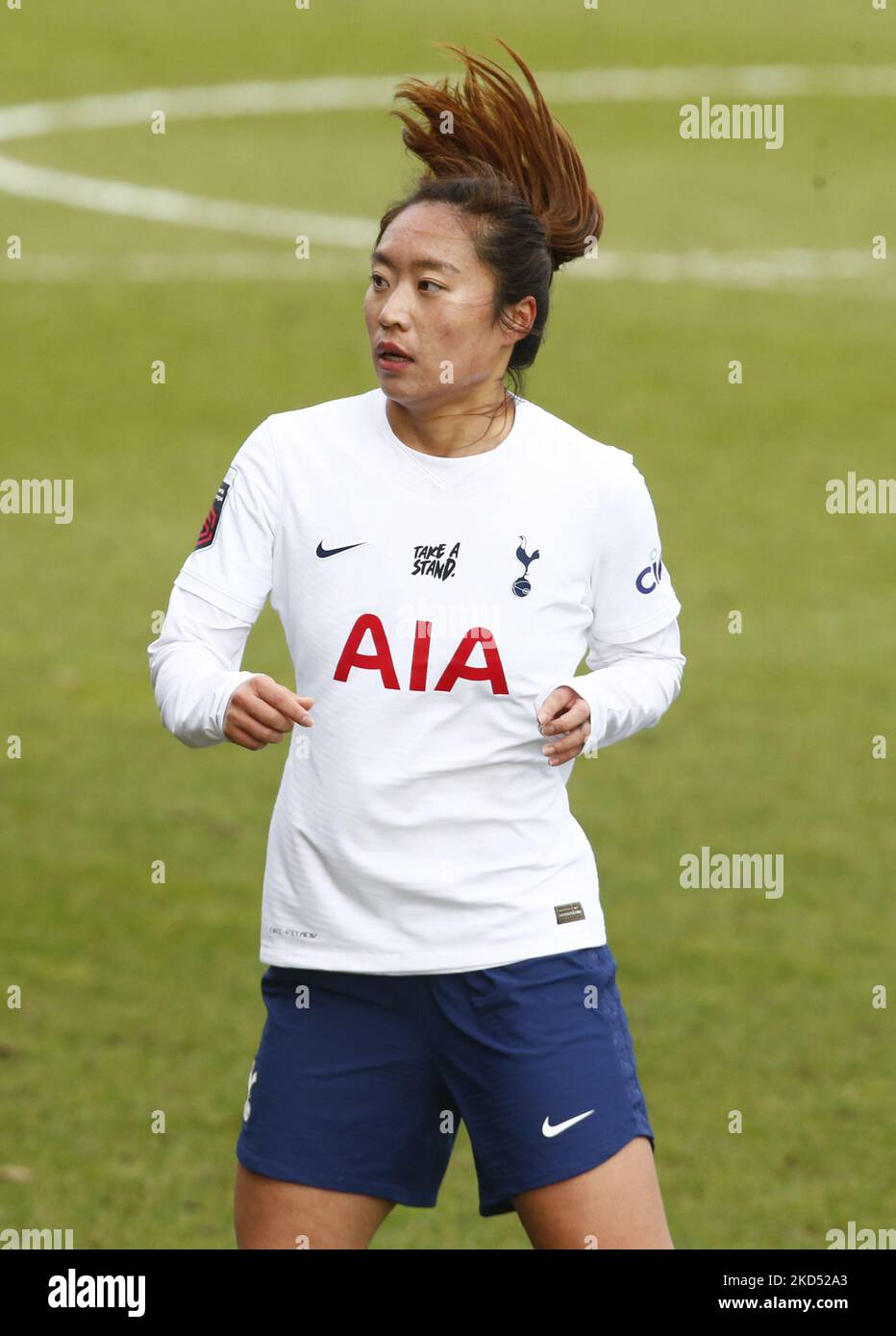 Tang Jiali (on loan from Shanghai Shengli) of Tottenham Hotspur Women ...