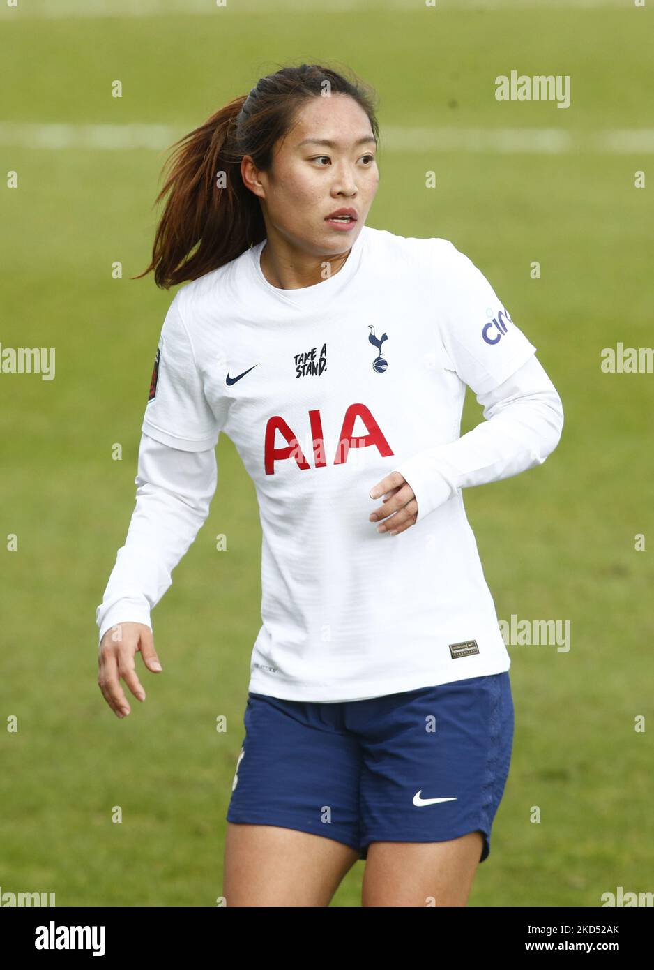 Tang Jiali (on loan from Shanghai Shengli) of Tottenham Hotspur Women ...