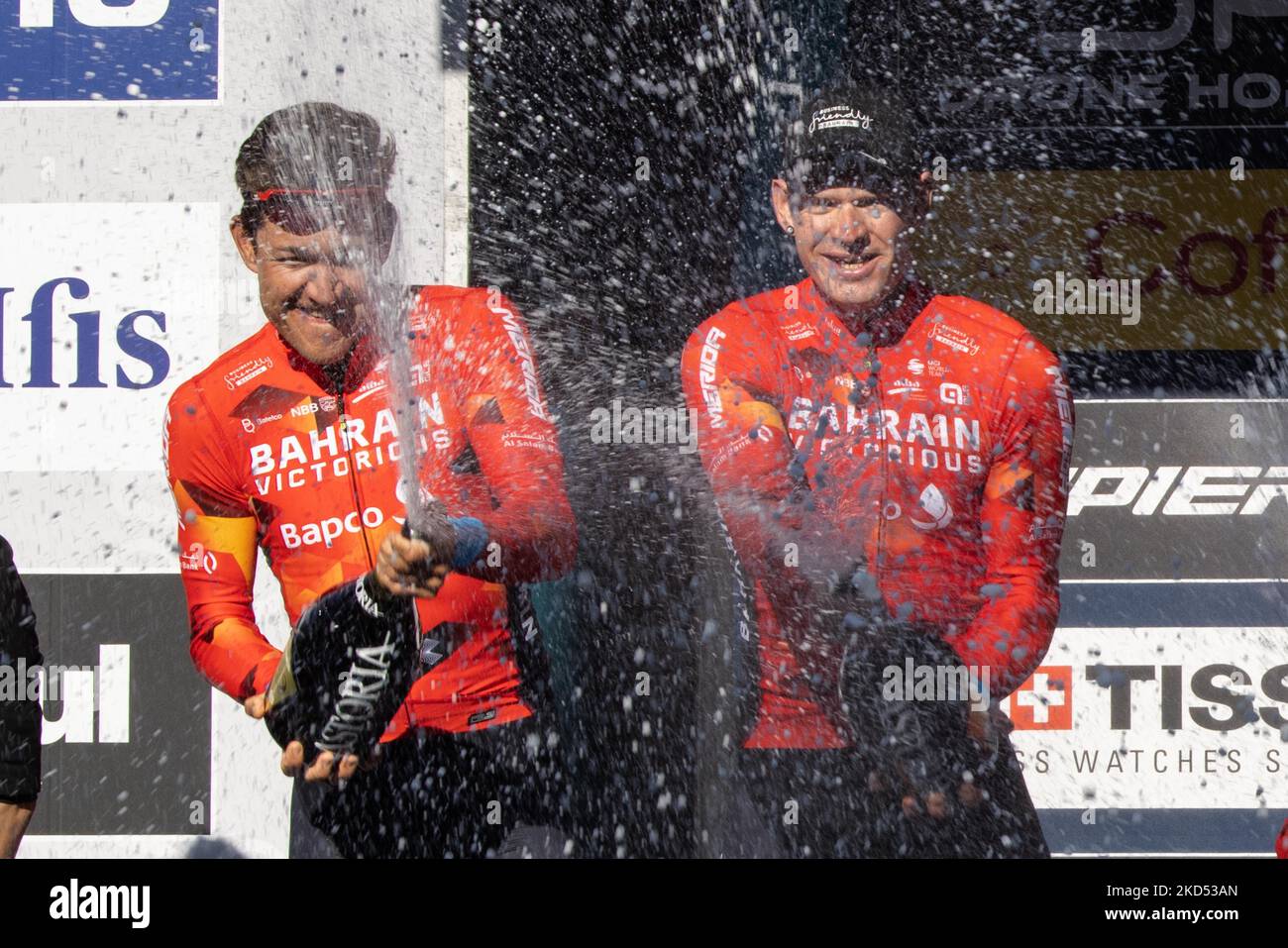 Bahrain 2022 podium hi-res stock photography and images - Alamy