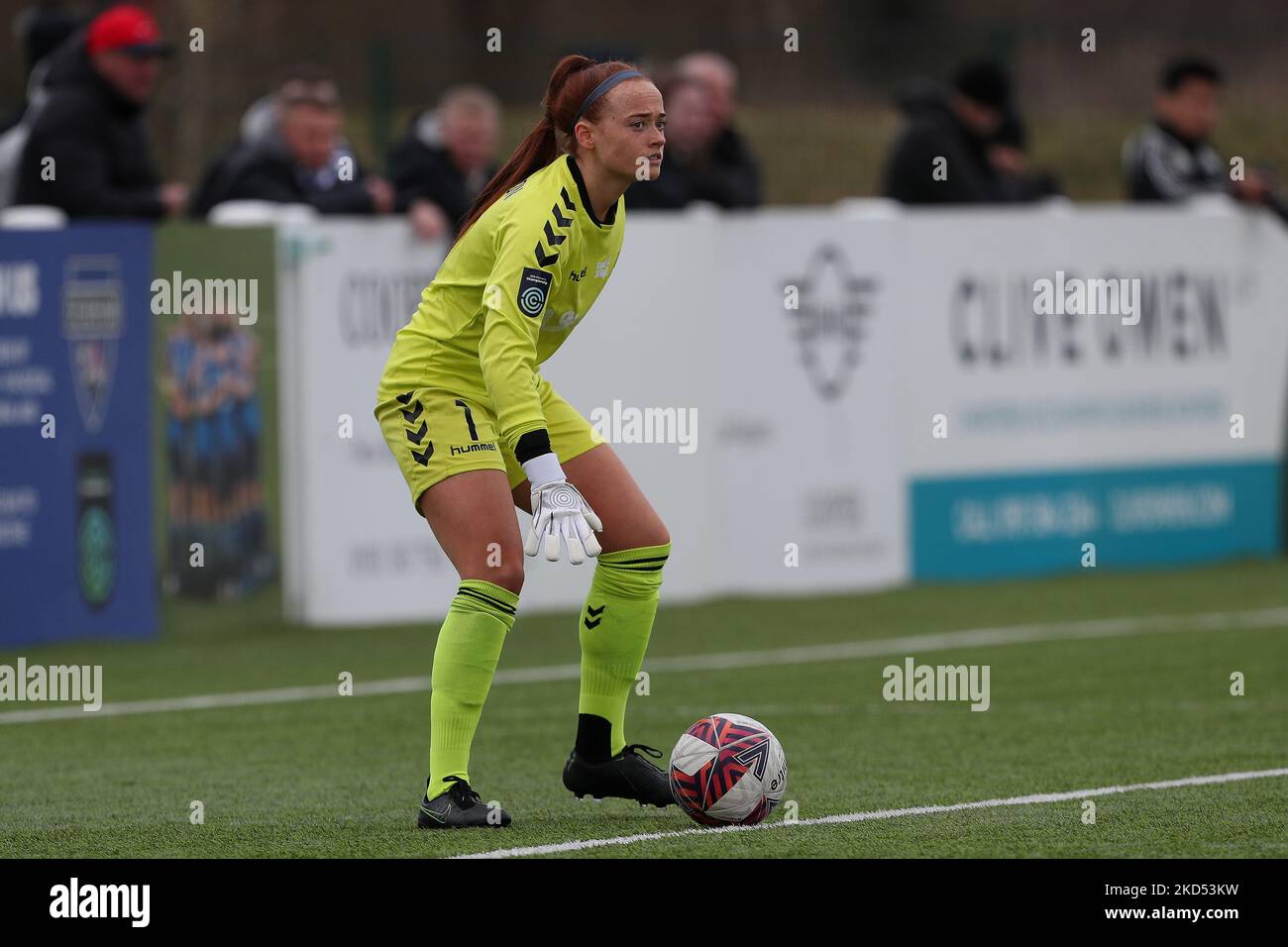 Naoisha McAloon of Durham Women during the FA Women's Championship ...