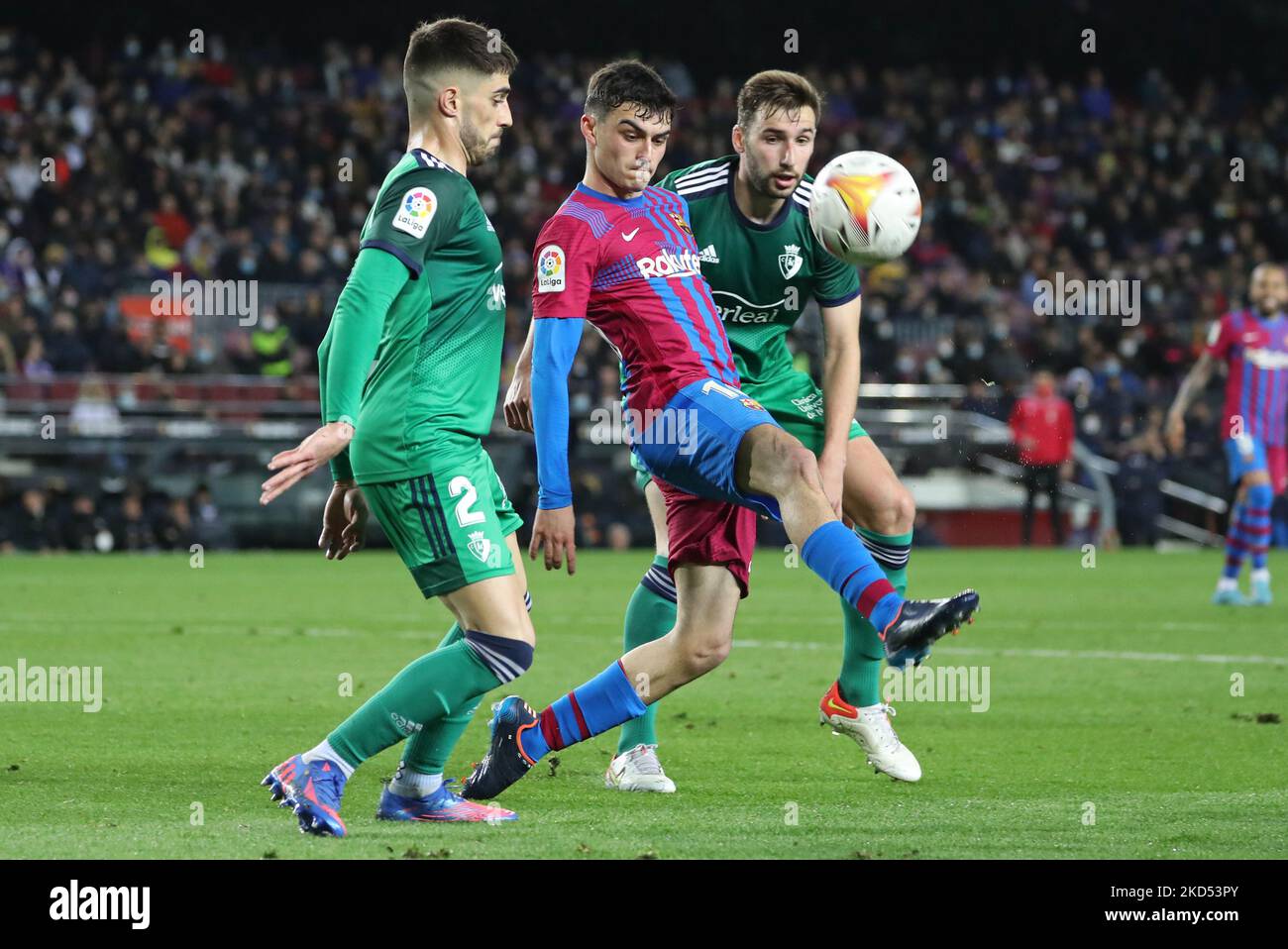 Pedri during the match between FC Barcelona and CA Osasuna ...