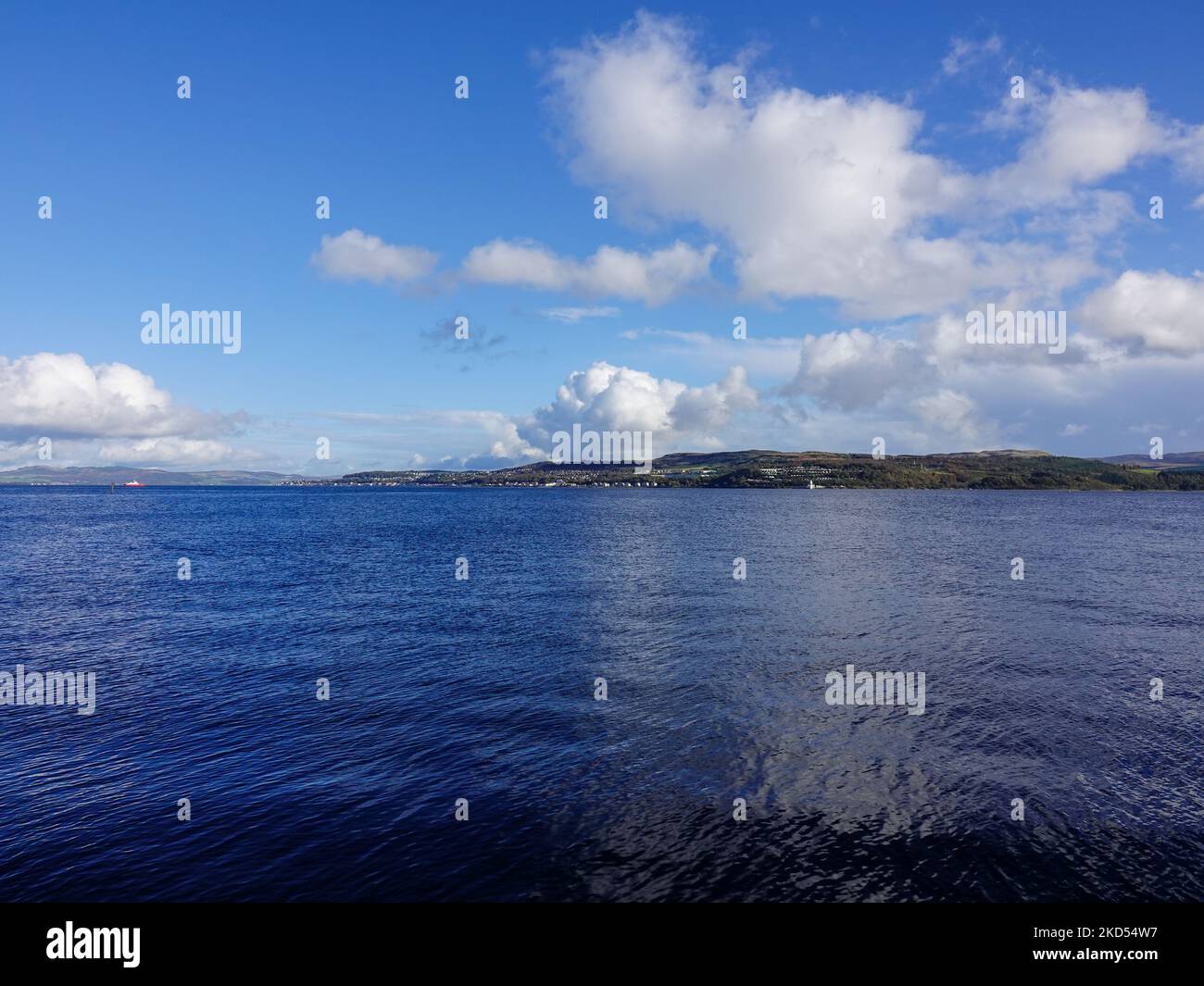 Landscape, looking across the bay, northern Firth of Clyde, towards the ...