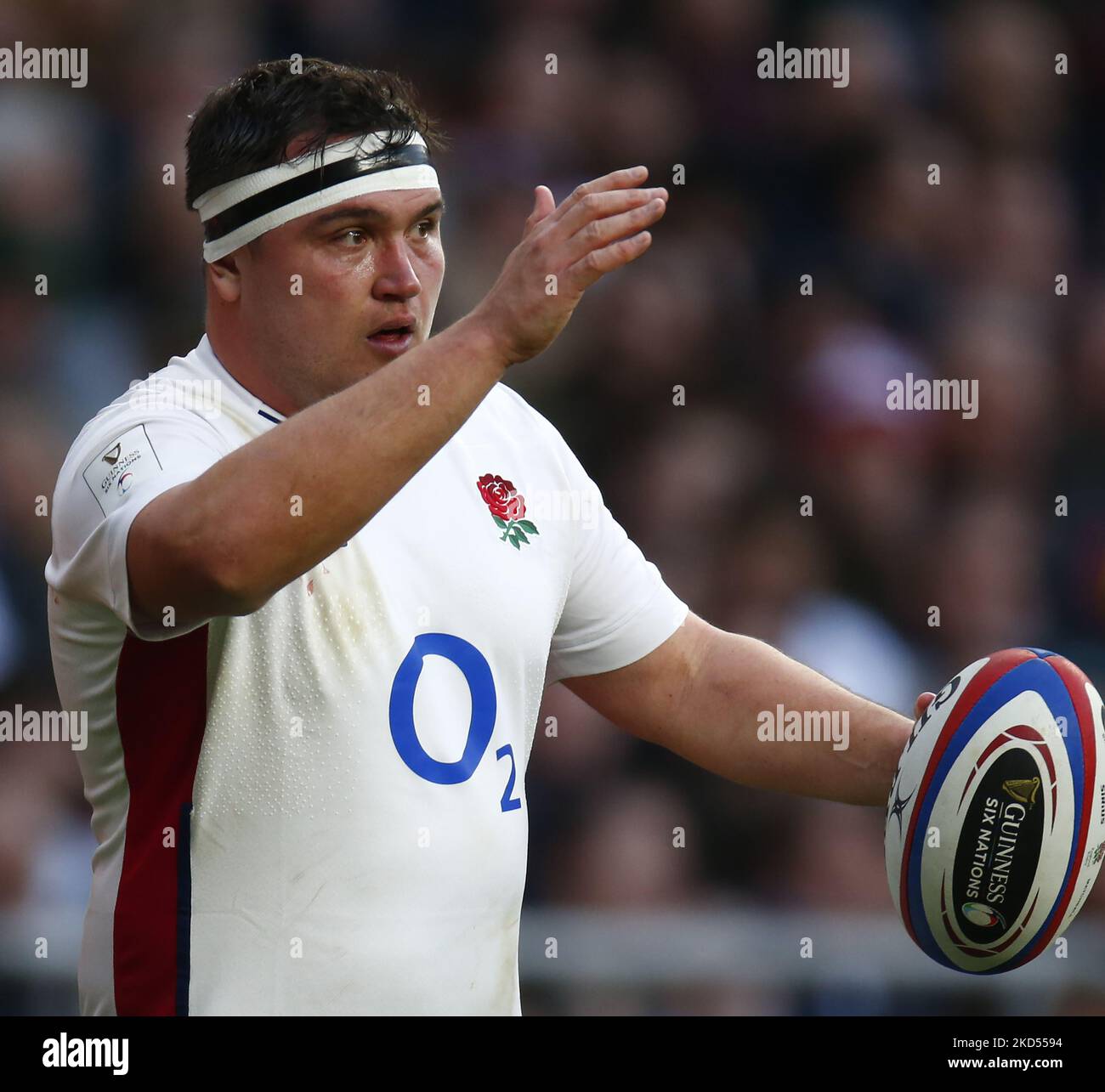 Jamie George of England during Guinness six Nations match between ...