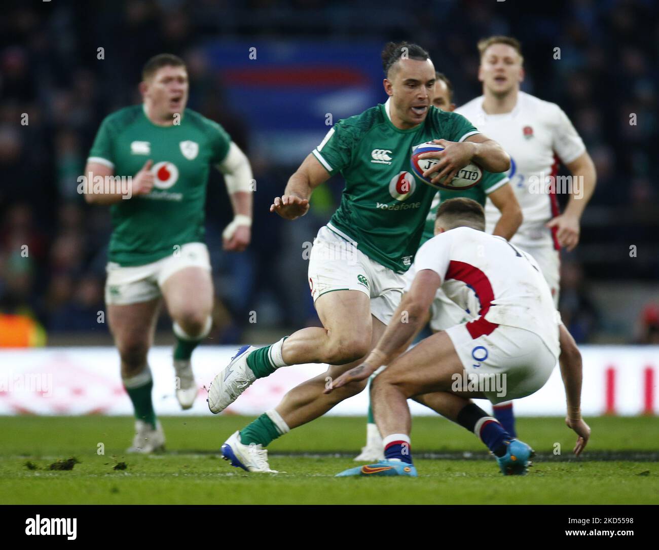James Lowe of Ireland (Leinster) during Guinness six Nations match ...