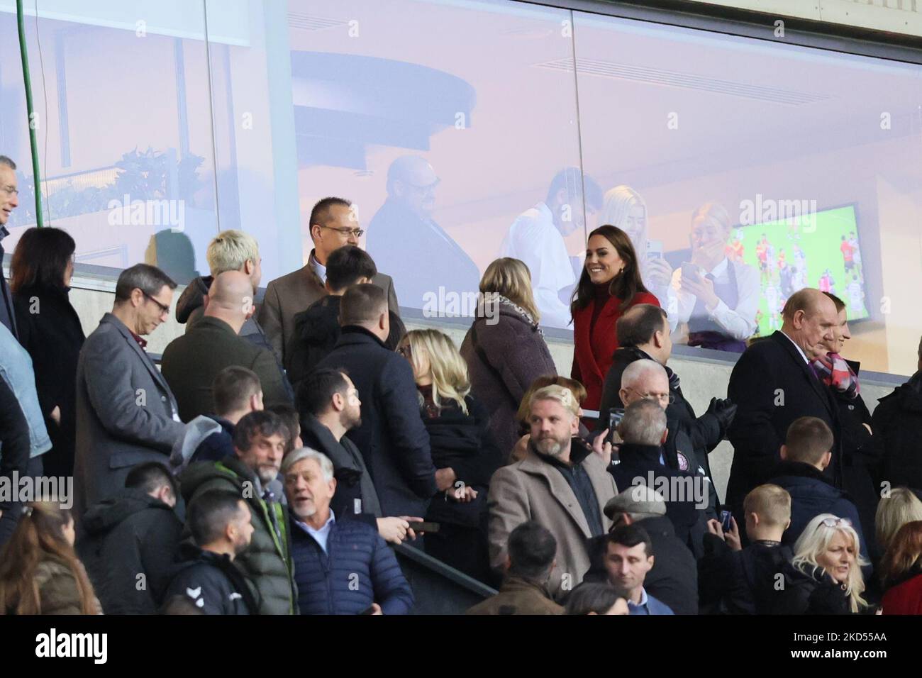 Catherine the princess of wales wigan hi-res stock photography and ...