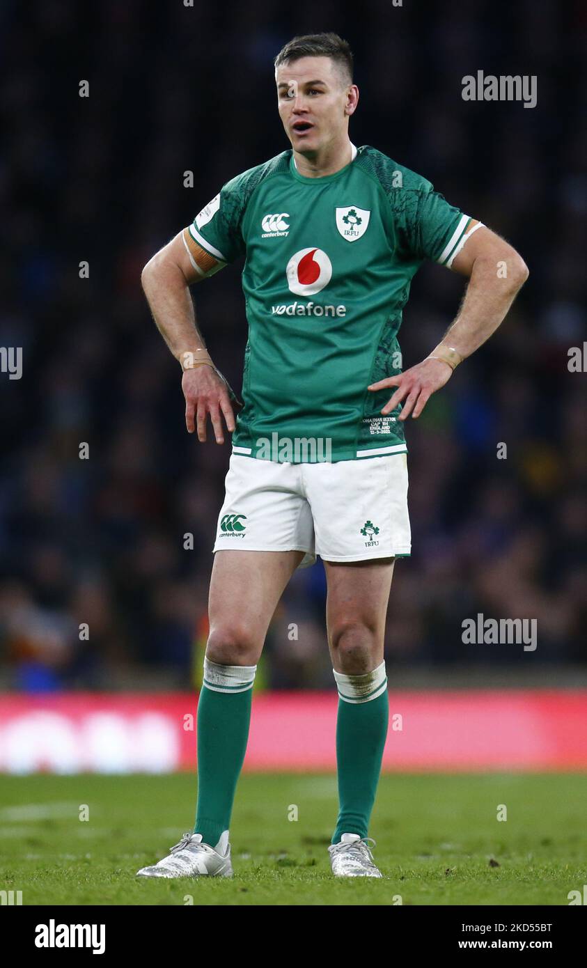 Johnny Sexton of Ireland (Leinster) during Guinness six Nations match ...