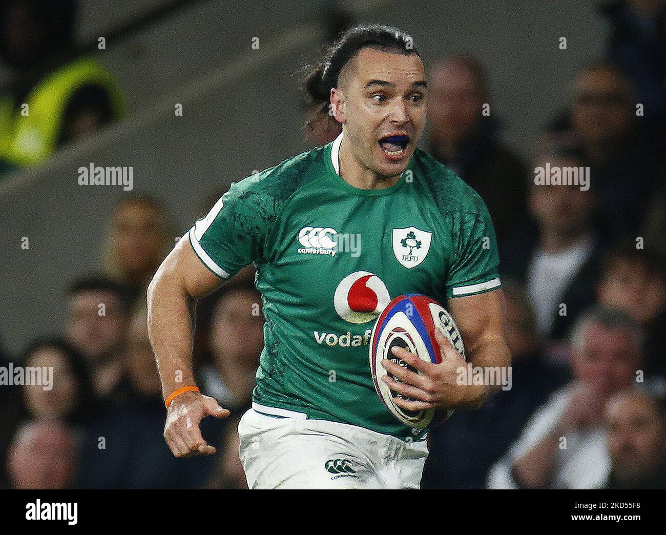 James Lowe of Ireland (Leinster) during Guinness six Nations match ...