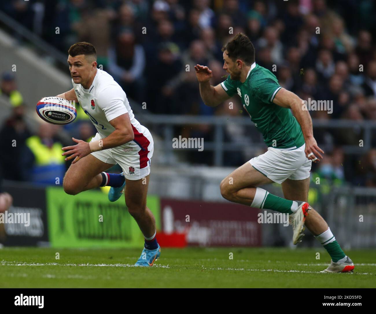 Herry Slade of England during Guinness six Nations match between ...