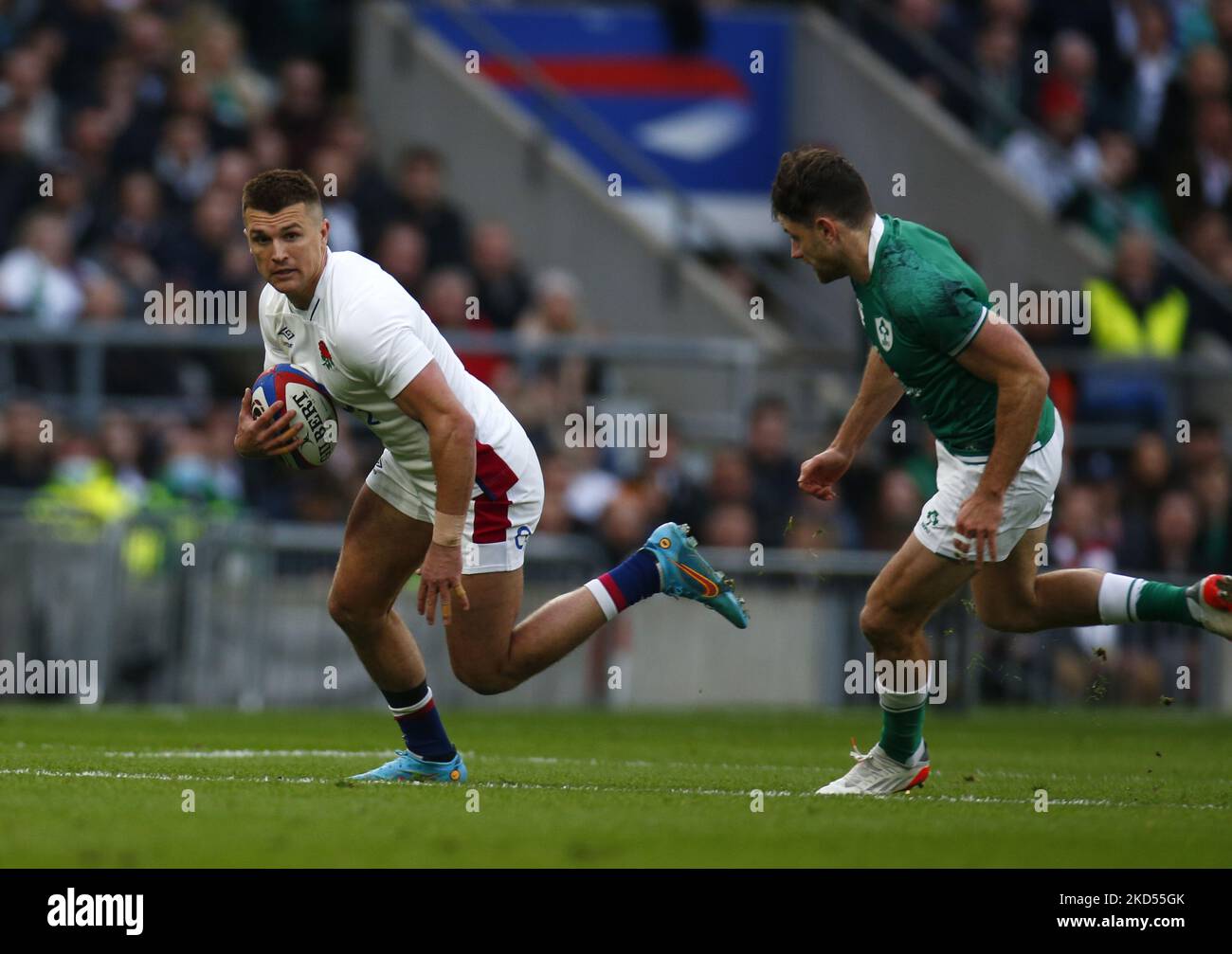 Herry Slade of England during Guinness six Nations match between ...