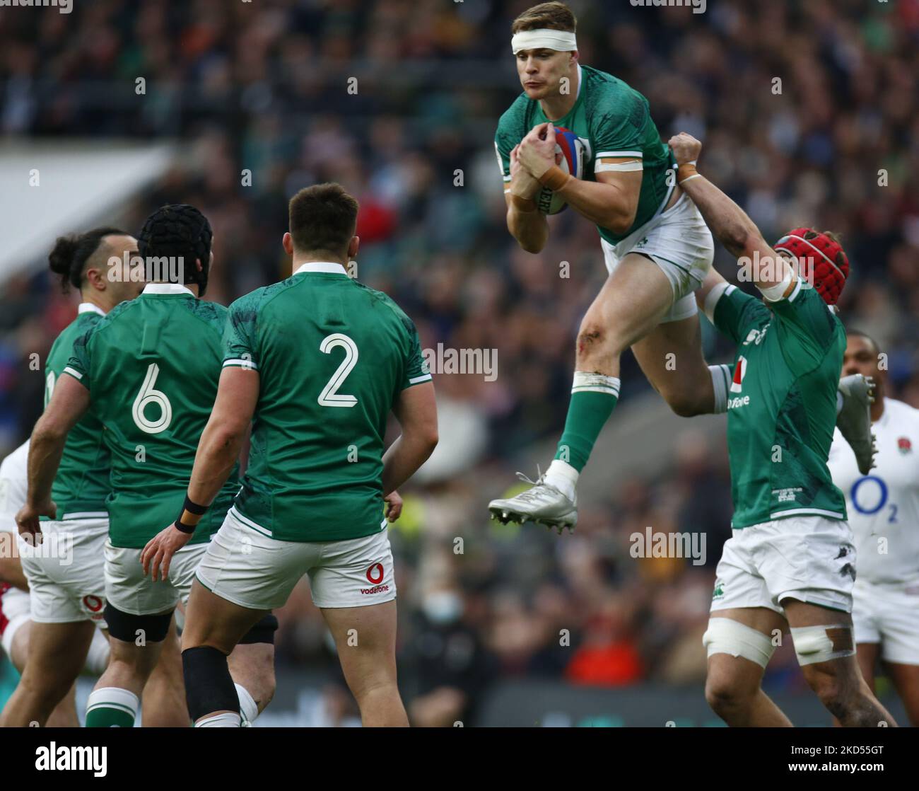 Garry Ringrose of Ireland (Leinster) during Guinness six Nations match ...