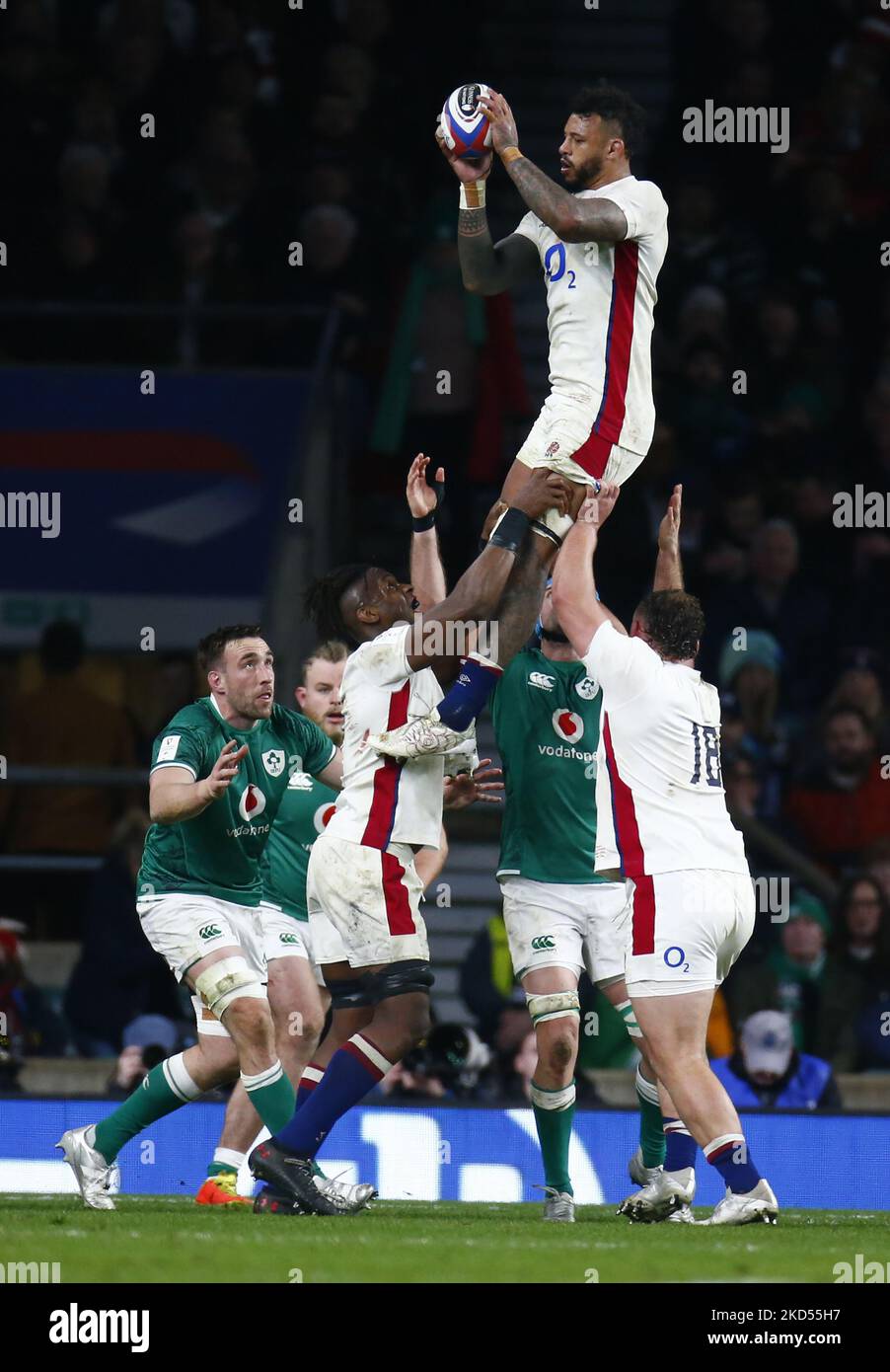 Courtney Lawes of England during Guinness six Nations match between ...
