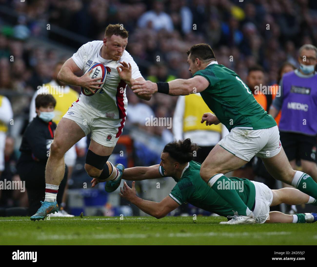 Sam Simmonds of England during Guinness six Nations match between ...