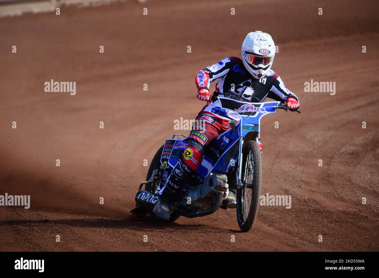 Archie Freeman in action during the Belle Vue Speedway Media Day at the ...
