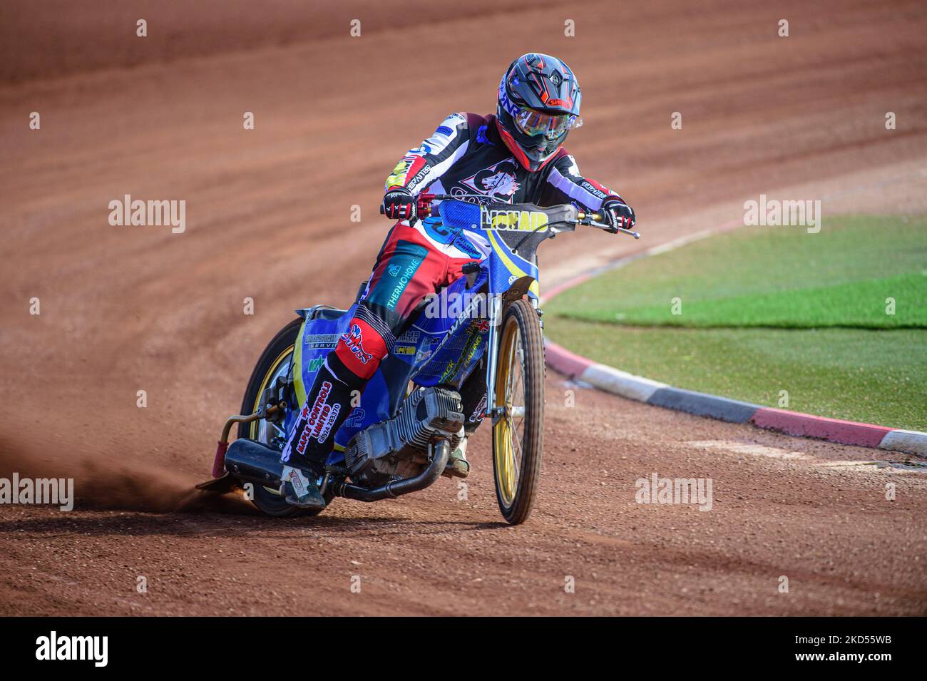 Nathan Ablitt in action during the Belle Vue Speedway Media Day at the ...