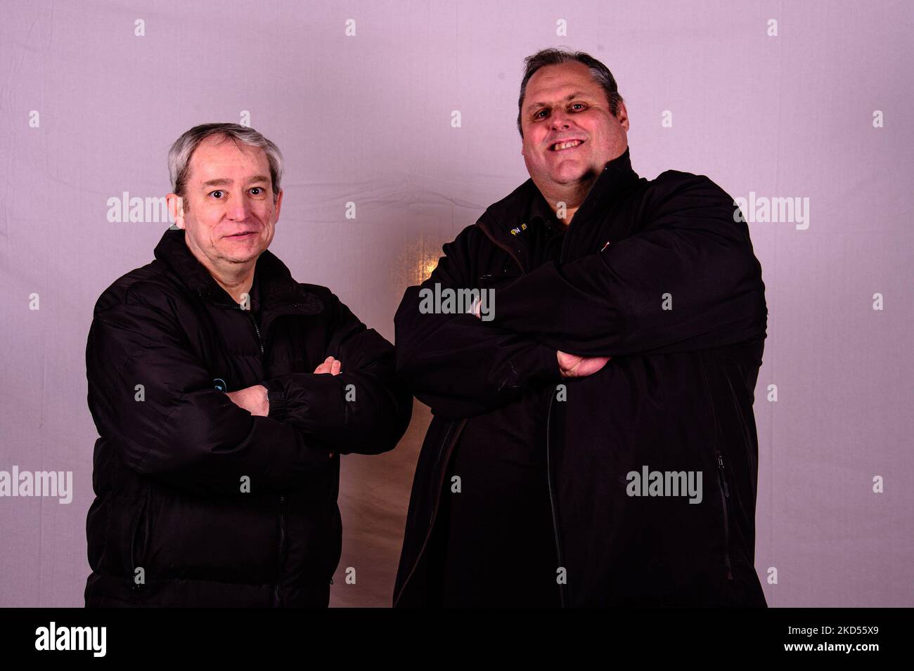 Graham Goodwin (left) and Steve Williams, Co-Managers of Belle Vue ...