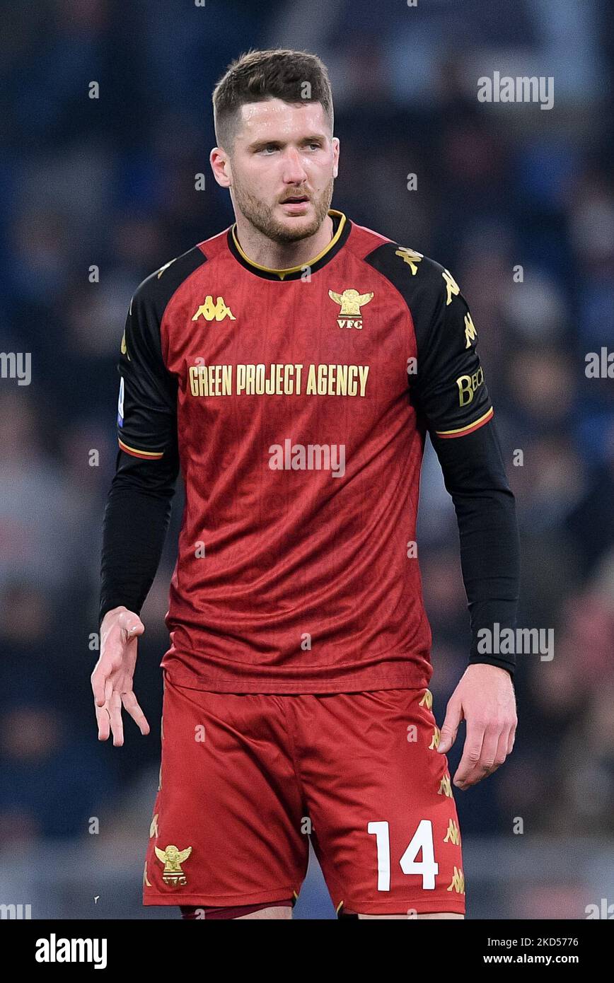 Thomas Henry of Venezia FC looks on during the Serie A match between SS ...