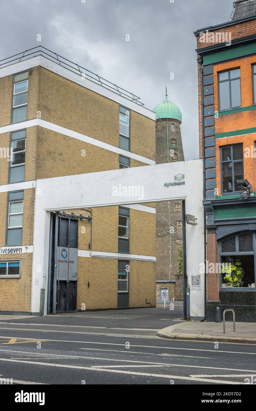 A view of Digital Hub campus in the center of Dublin, Ireland Stock ...