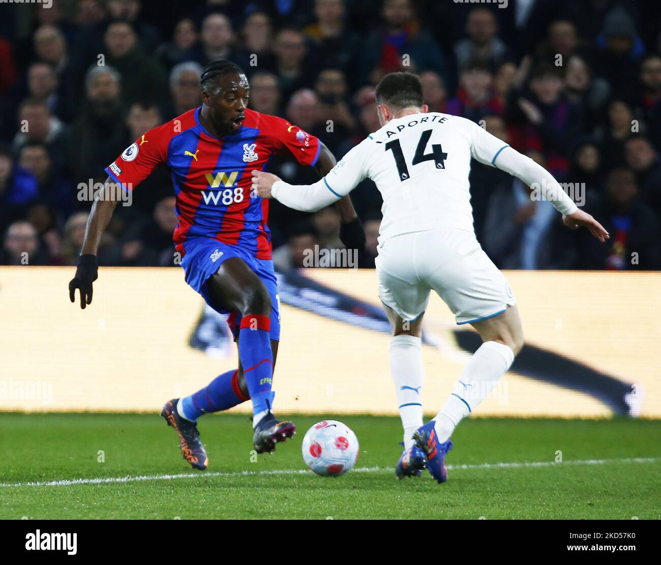 Crystal Palace's Jean-Philippe Mateta (on loan from Mainz 05) during ...