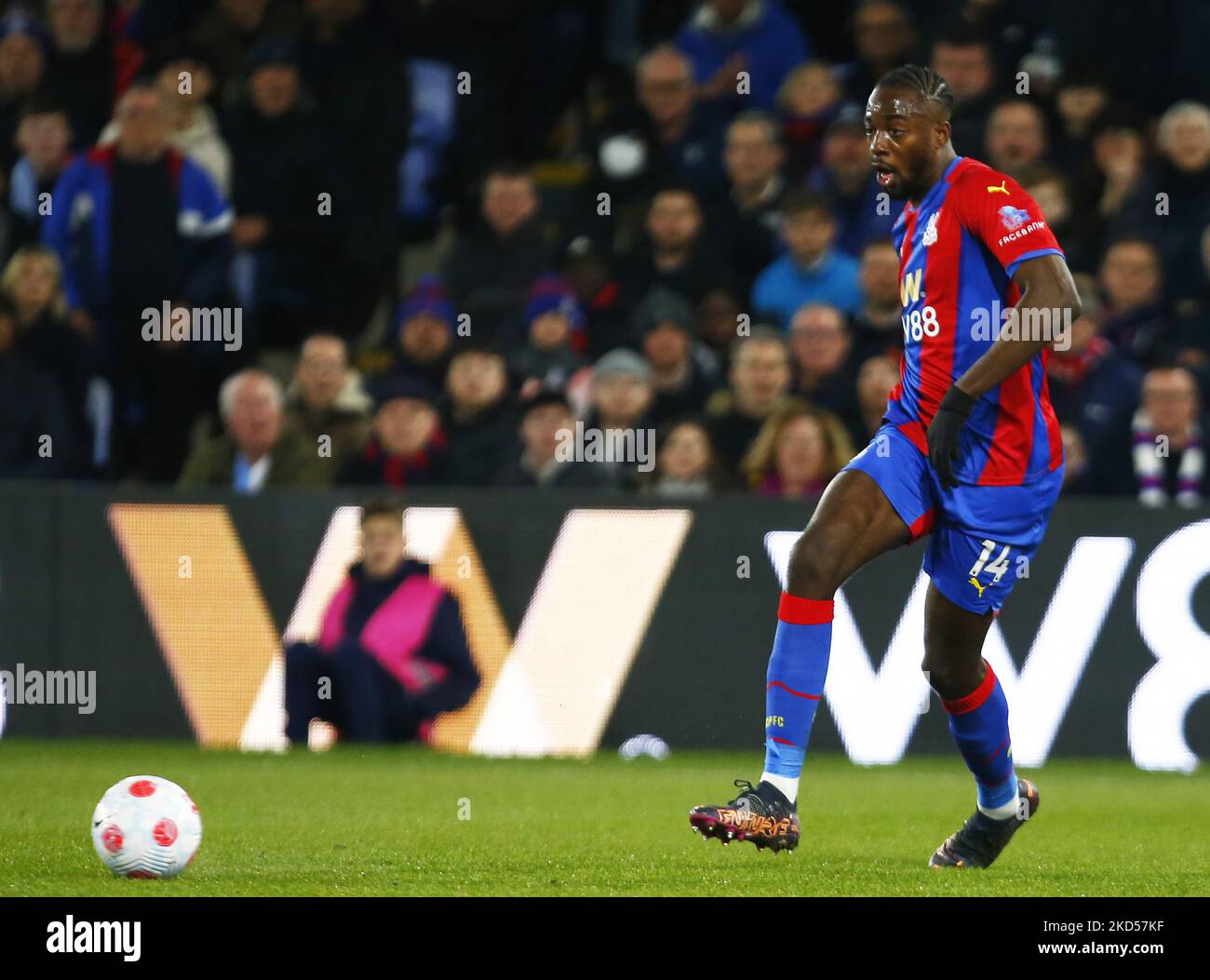 Crystal Palace's Jean-Philippe Mateta (on loan from Mainz 05) during ...