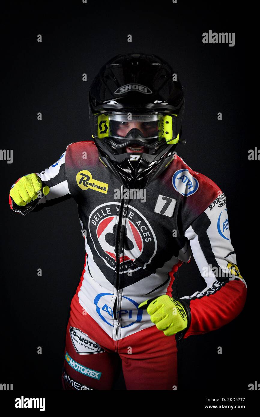 Tom Brennan (Reserve) of Belle Vue ATPI Aces during the Belle Vue Aces ...