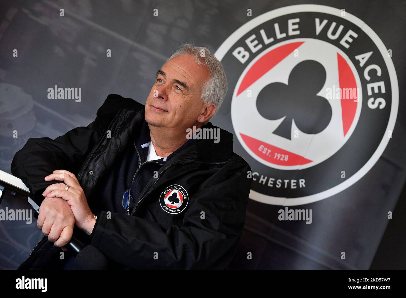 Robin Southwell of Belle Vue ATPI Aces during the Belle Vue Aces Press ...