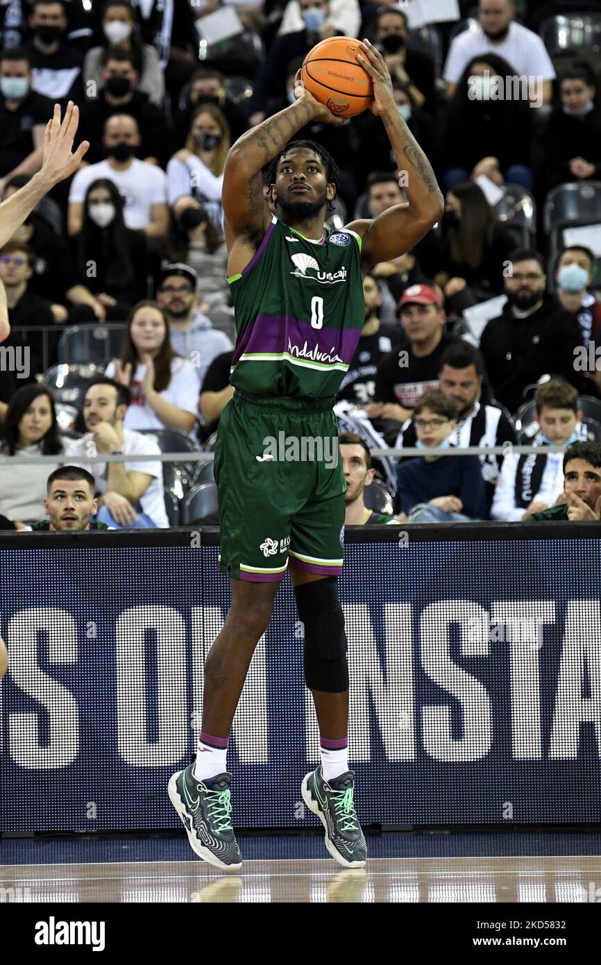 CAMERON OLIVER during the game U-BT Cluj-Napoca v Unicaja Baloncesto ...