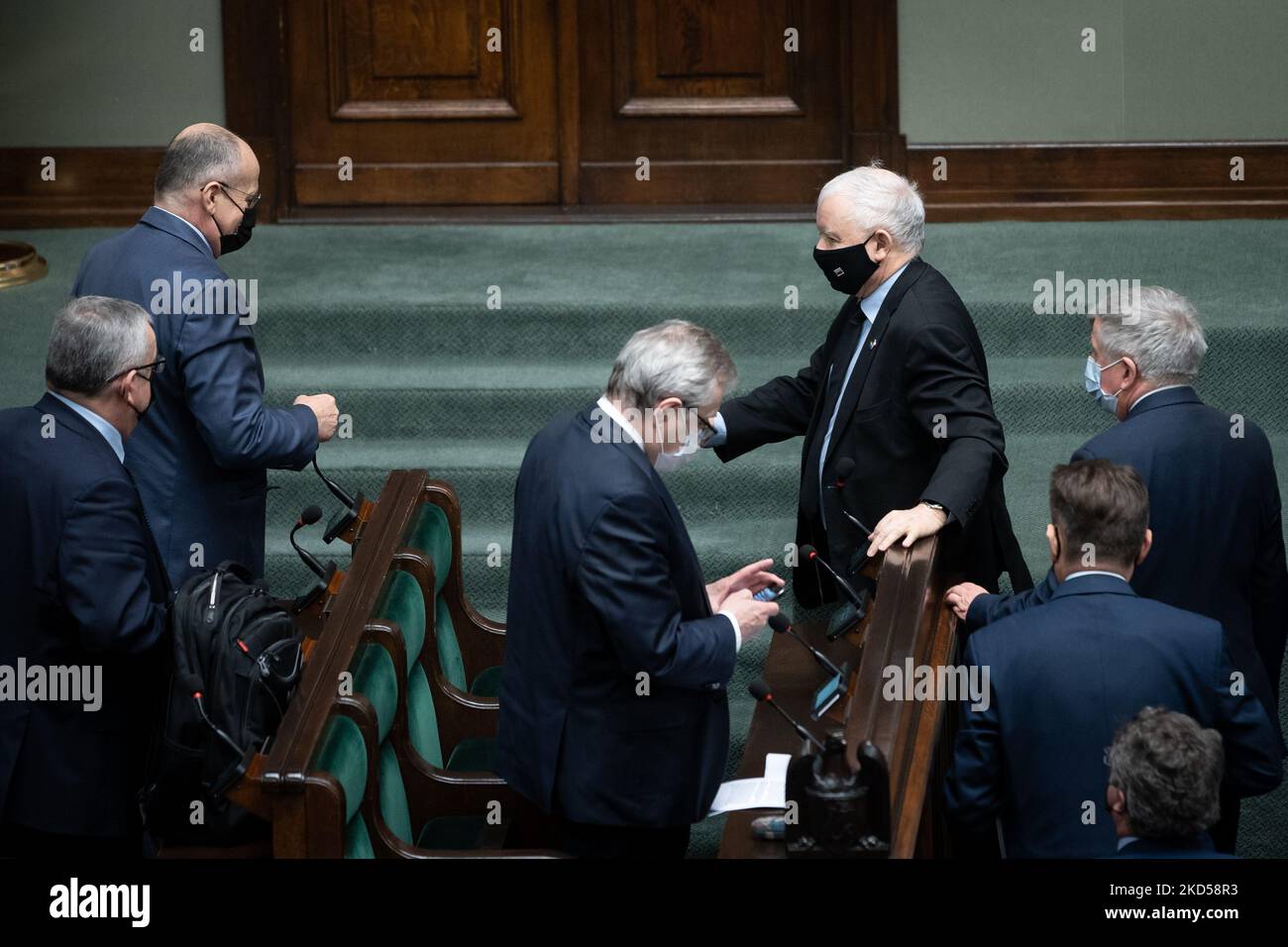 Leader of the law and justice pis ruling party hi-res stock photography ...