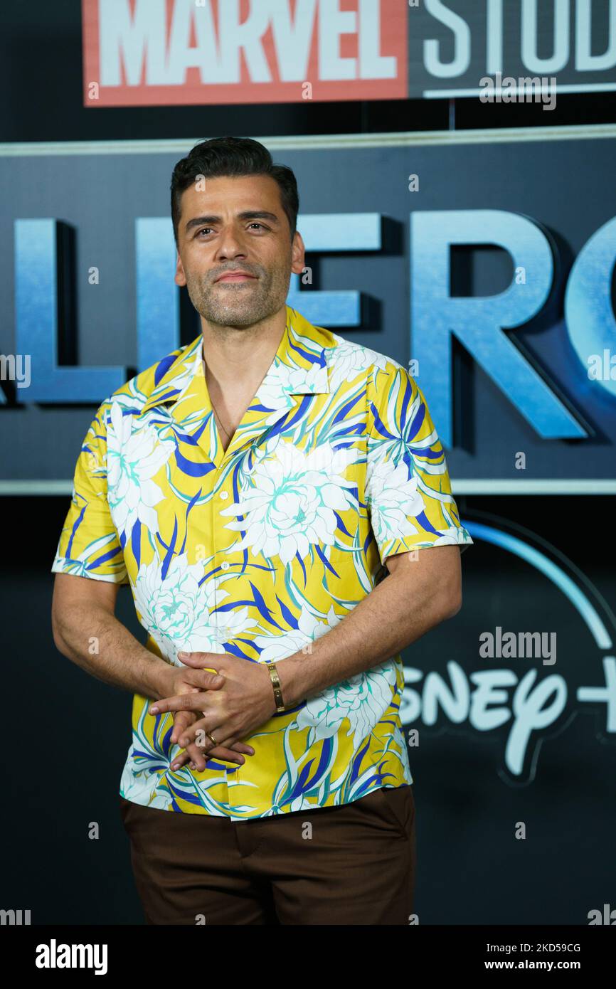Oscar Isaac during the presentation of "Caballero Luna" on March 16 ...