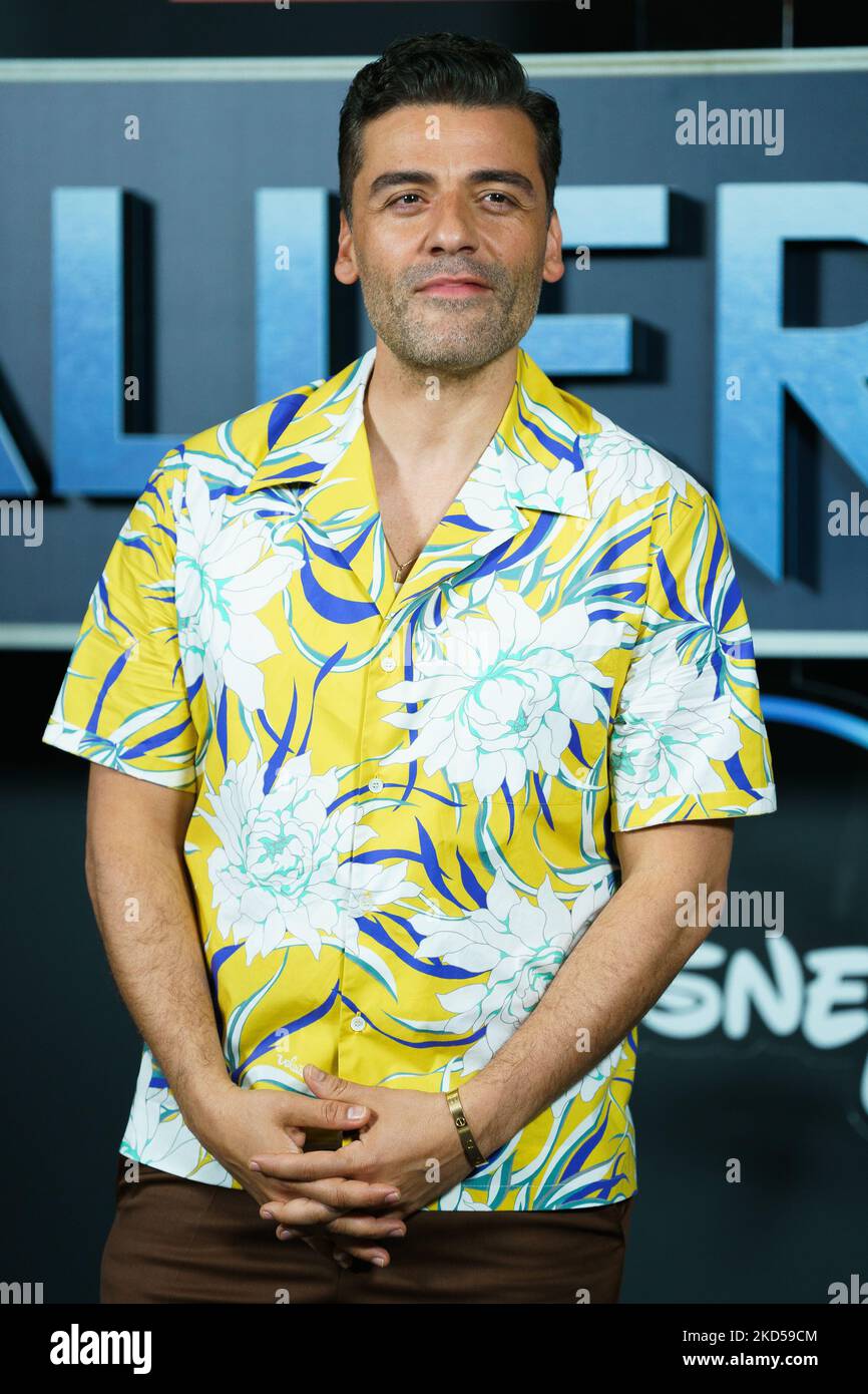 Oscar Isaac during the presentation of "Caballero Luna" on March 16 ...