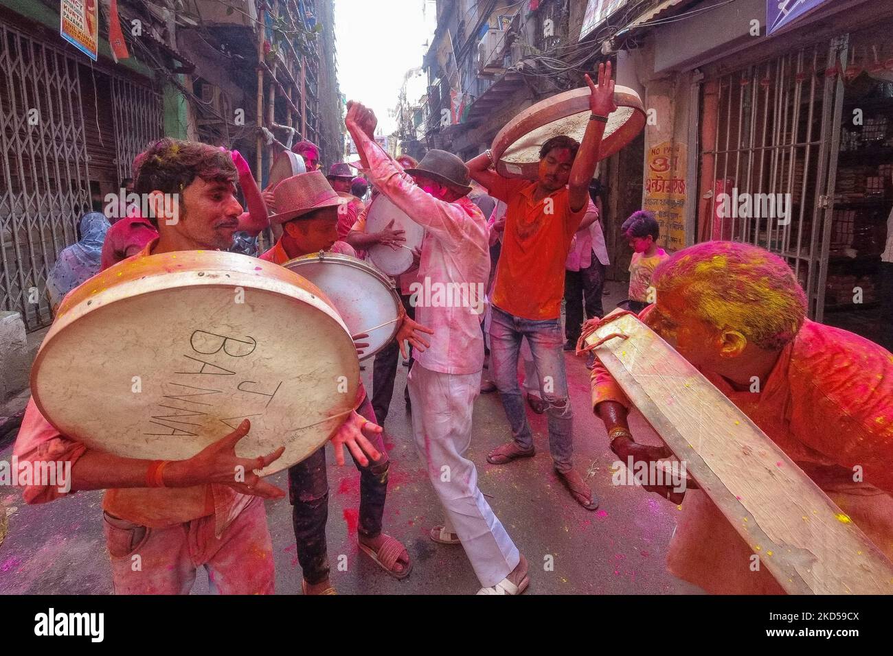 People are seen dancing to the tune of various musical instrument ...