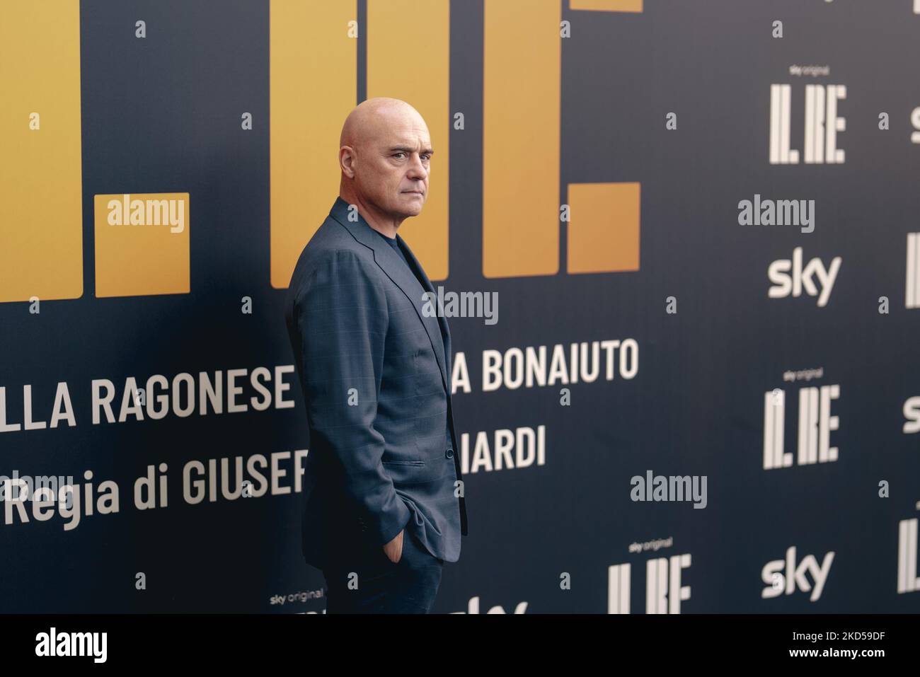 The actor Luca Zingaretti attends the photocall of the new series Sky ...