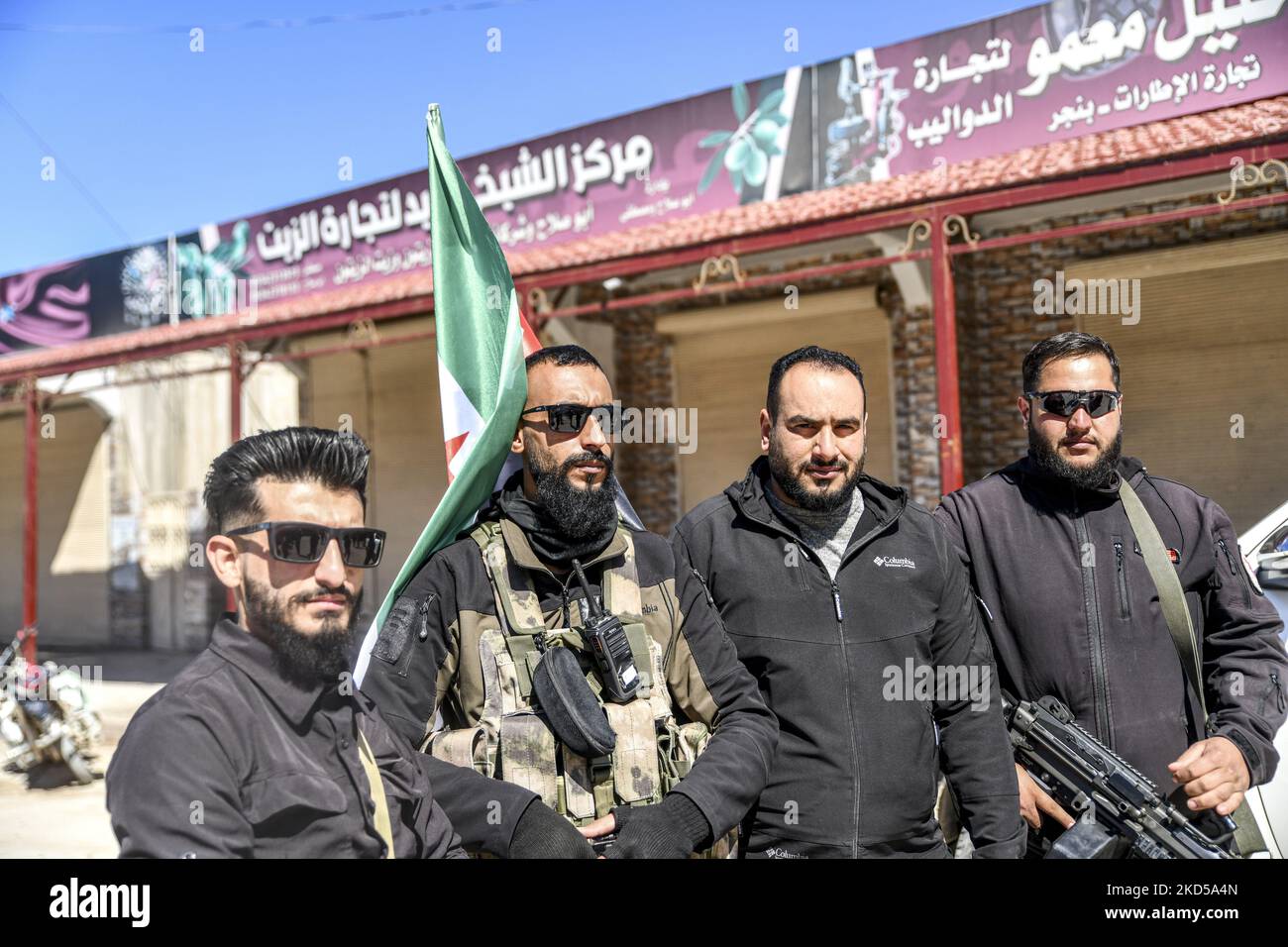 Syrians commemorate the eleventh anniversary of the Syrian revolution ...