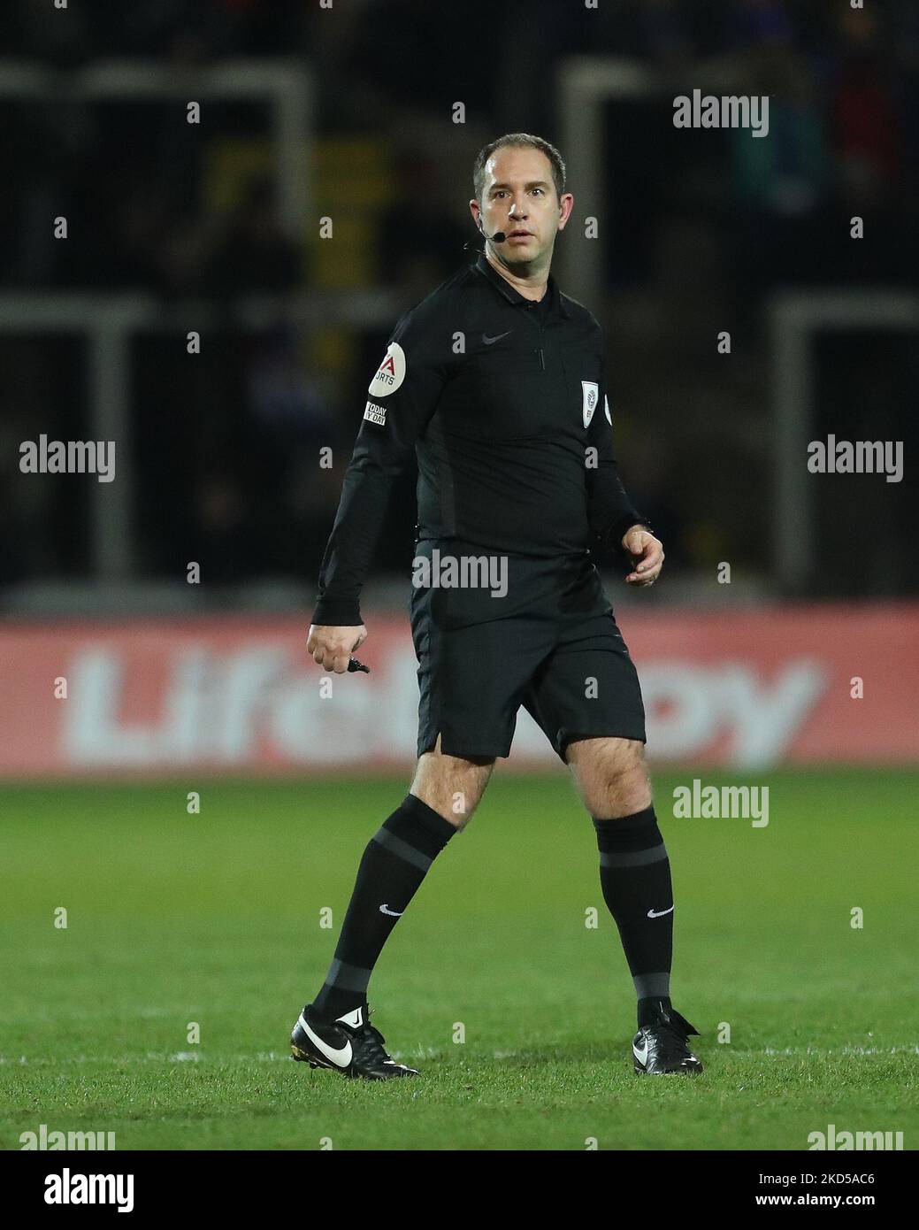 Referee Jeremy Simpson during the Sky Bet League 2 match between ...
