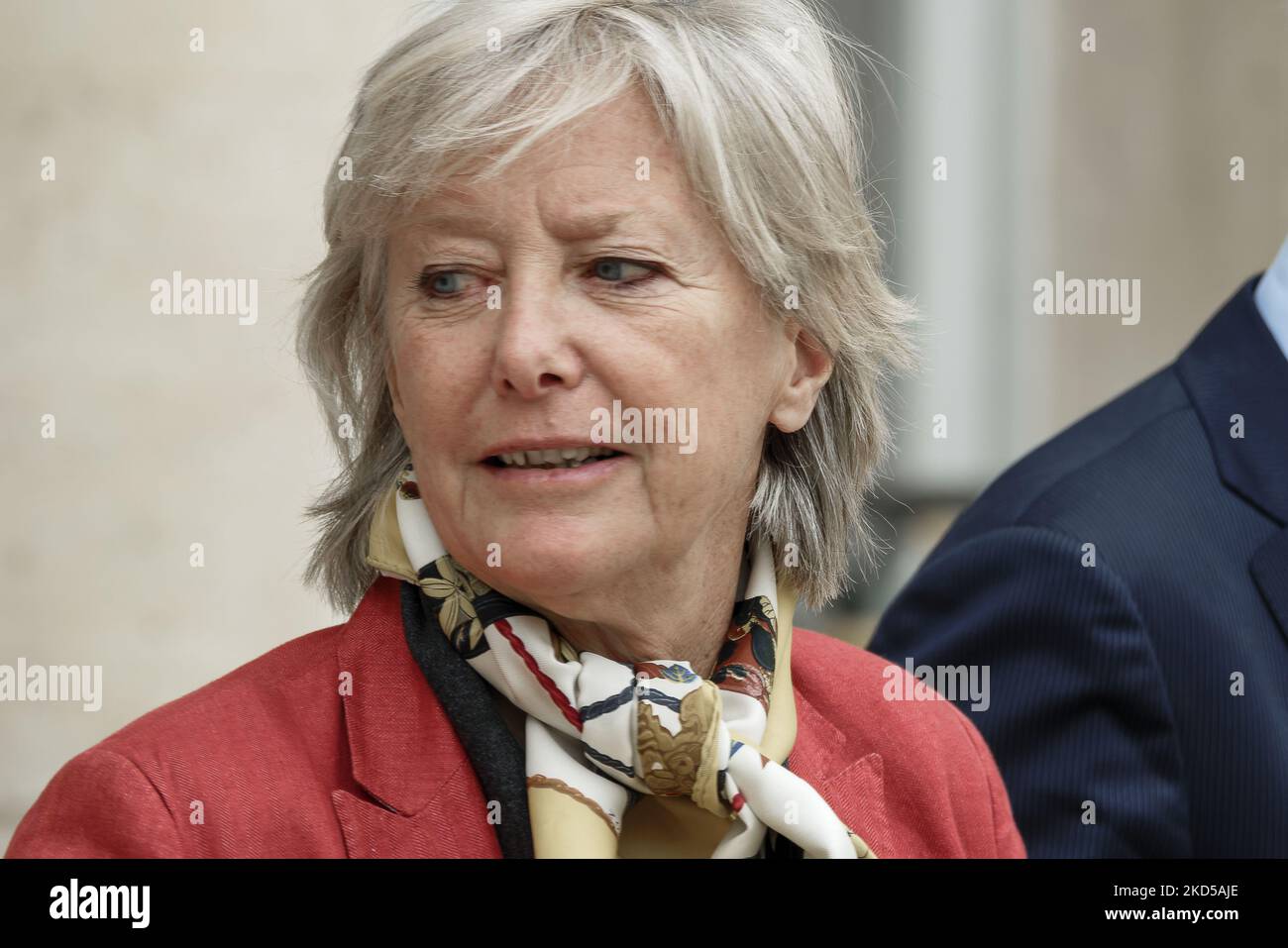 French junior minister for Handicap Sophie Cluzel leaves following the ...