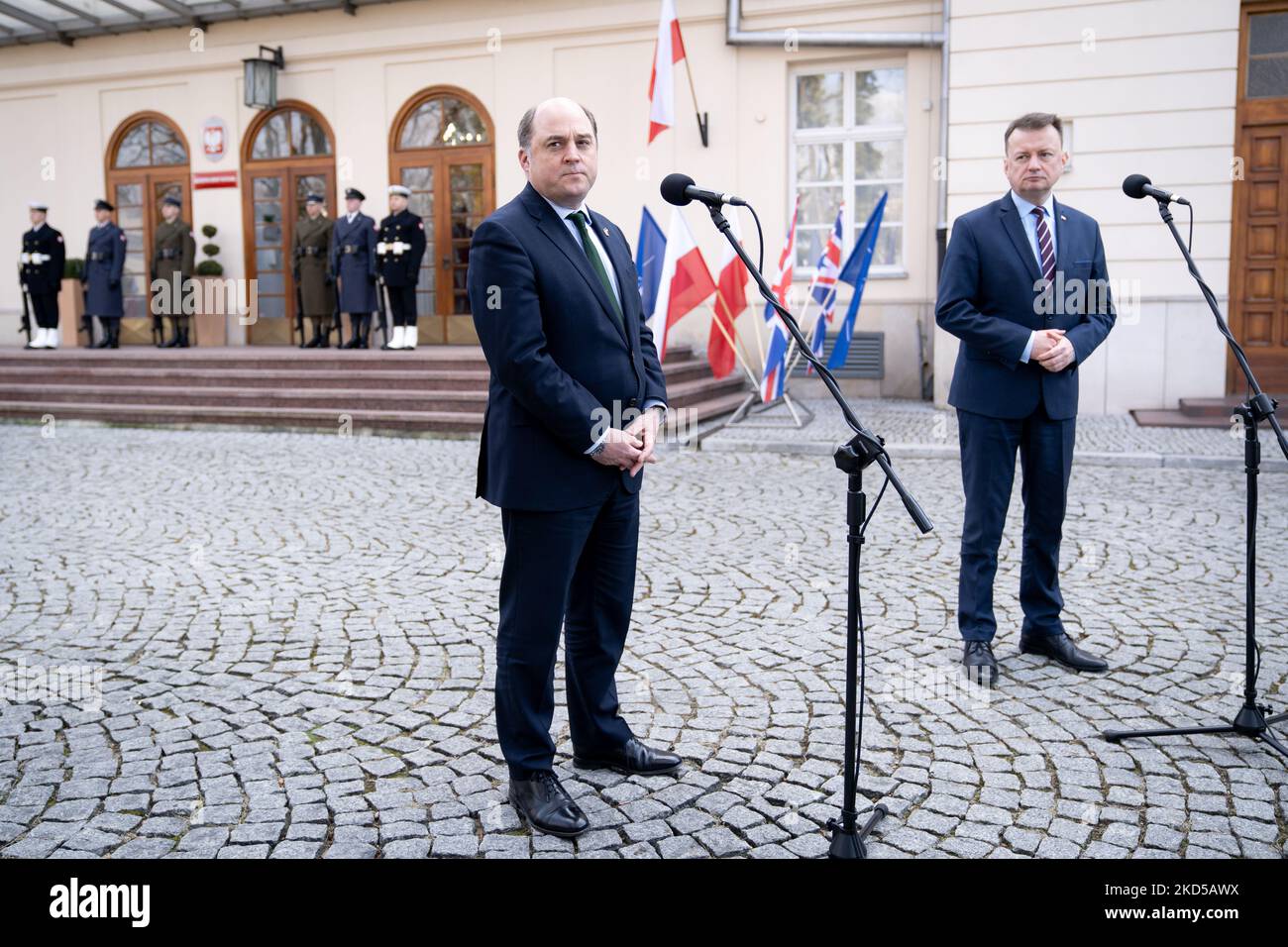 British Defence Secretary Ben Wallace and Polish Defence Minister ...