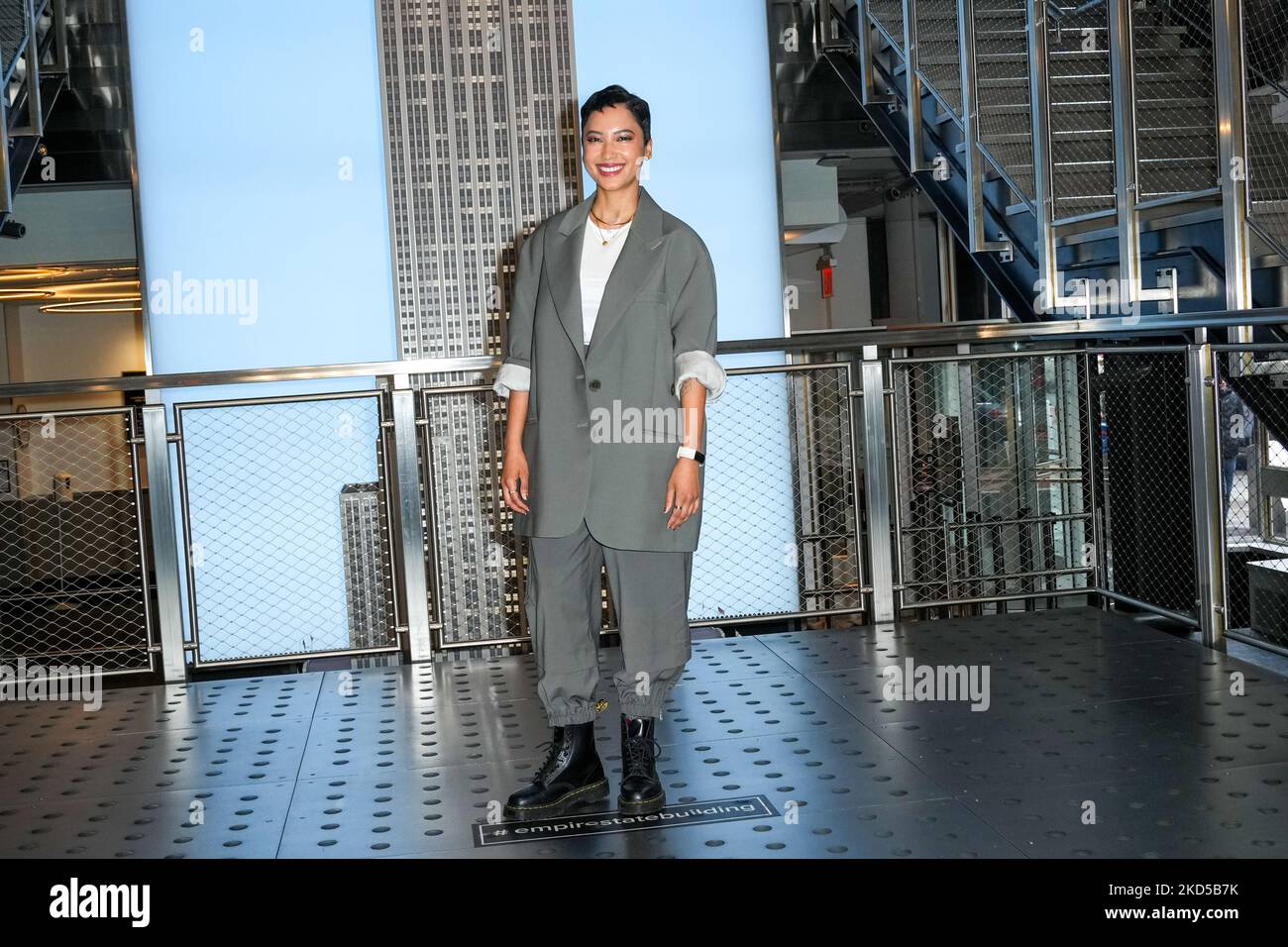Andy Allo during the event Empire State Building Host Andy Allo ...
