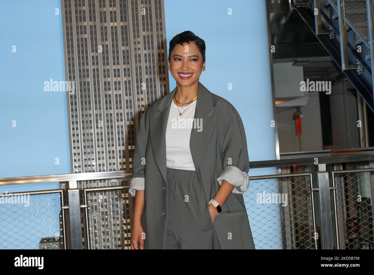 Andy Allo during the event Empire State Building Host Andy Allo ...