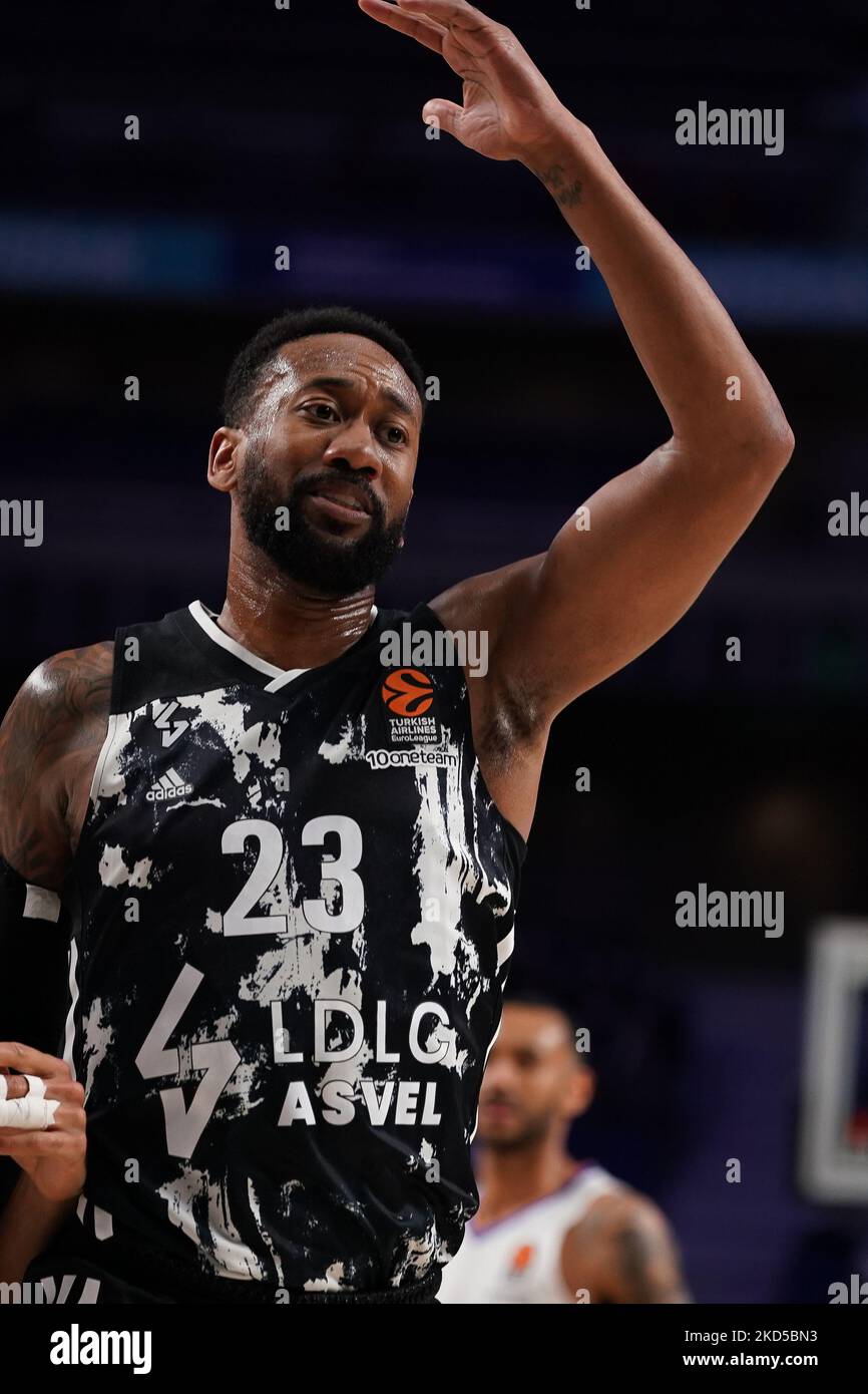 David Lighty of LDLC Asvel Villeurbanne in action during the Turkish ...