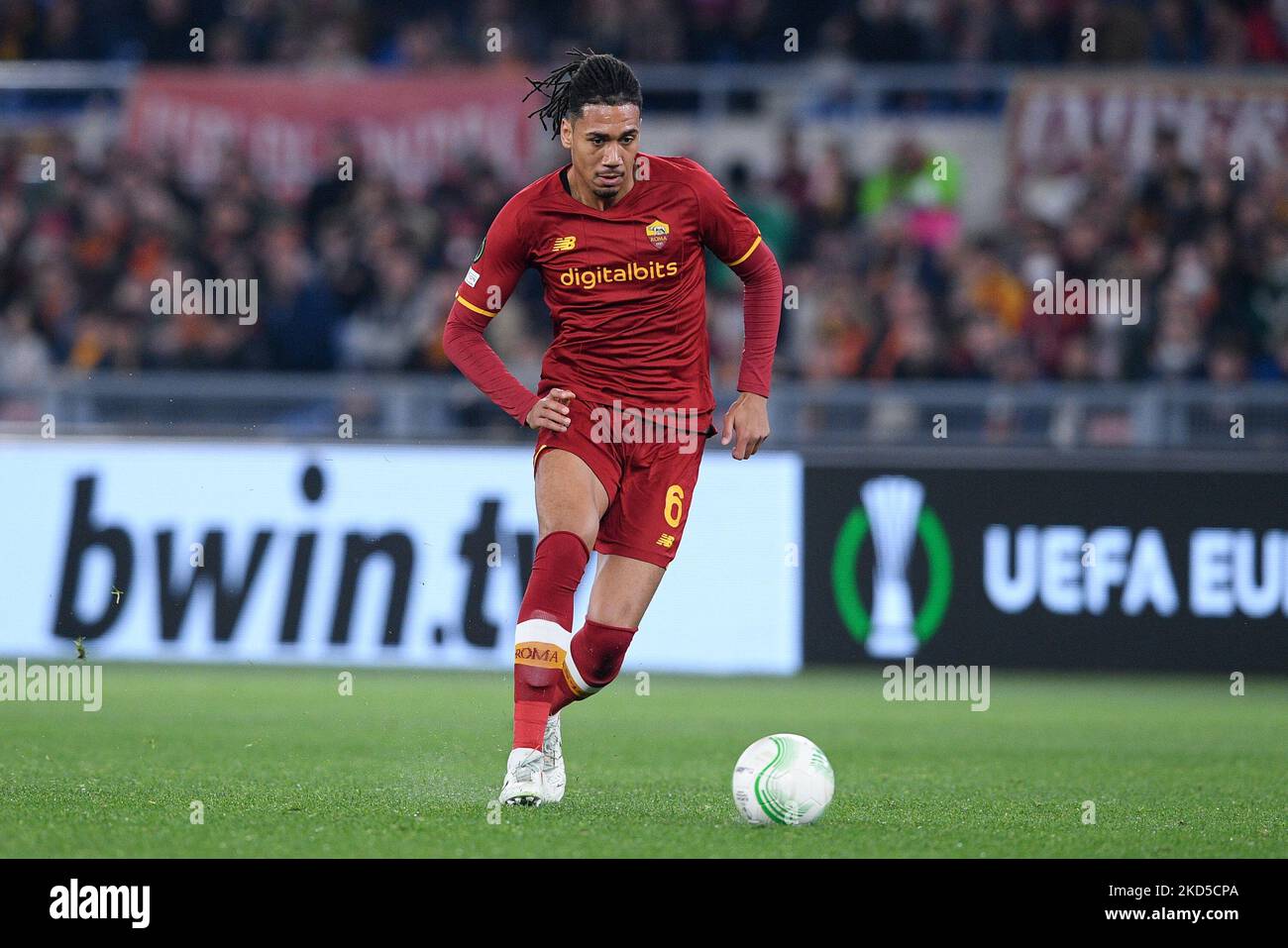 Chris Smalling of AS Roma during the UEFA Conference League round of 16 ...